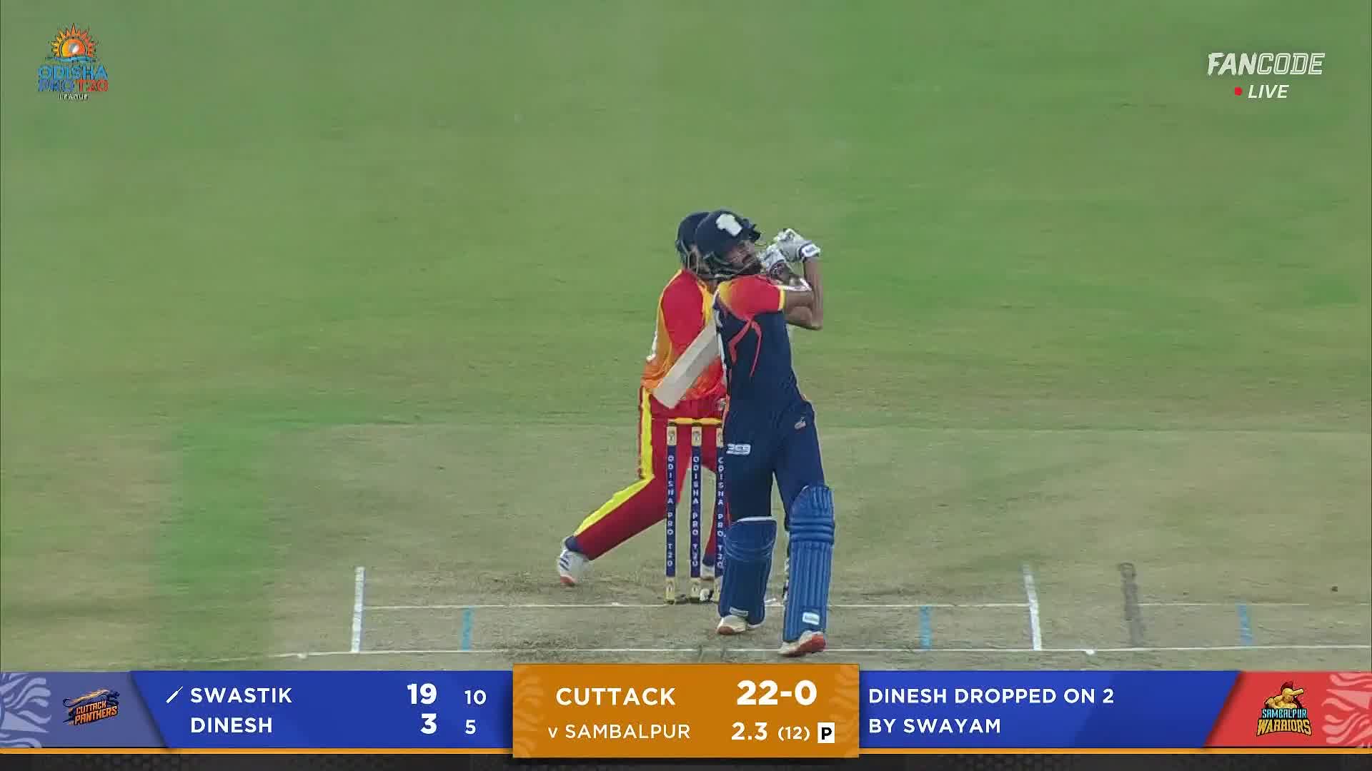 Wicket! Rama Behera Takes A Fine Catch At Square Leg, Swastik Samal Departs