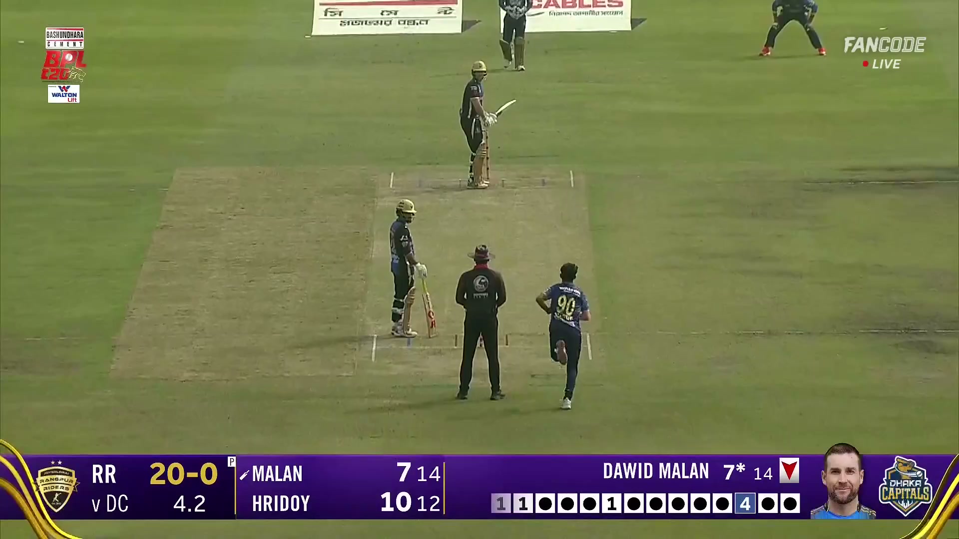 Six! Dawid Malan Flicks It Over The Mid Wicket For A Maximum