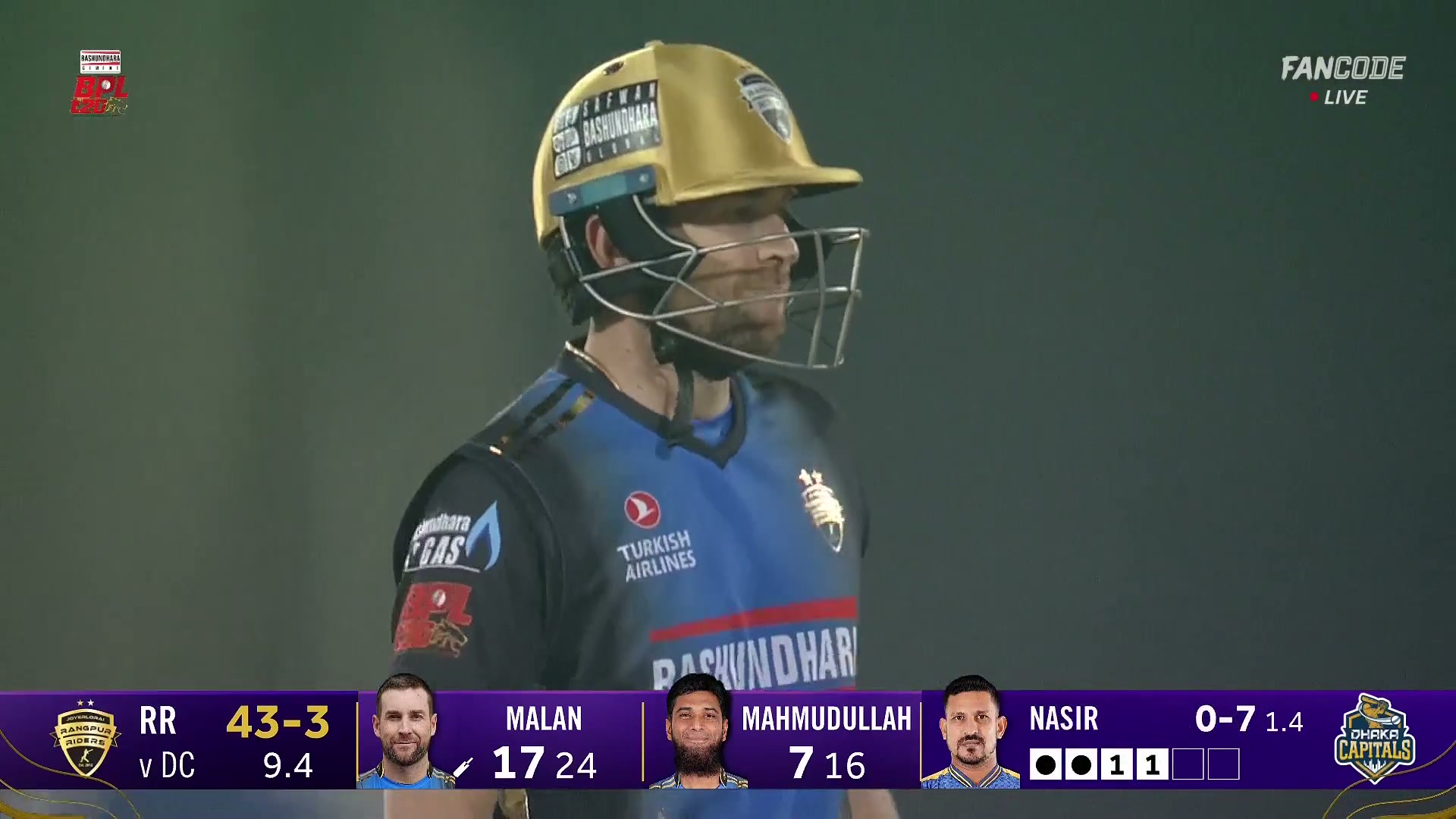 Four! Dawid Malan Threads A Reverse Sweep Perfectly Into The Gap