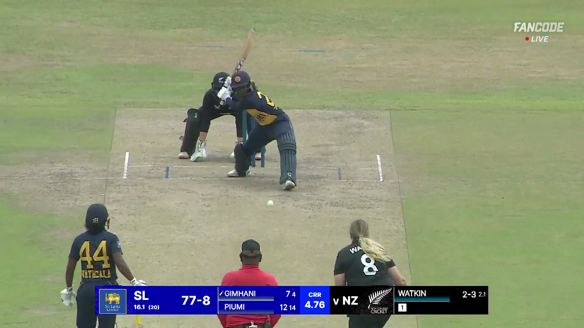 Wicket! Shashini Gimhani Sends It High In The Air And The Catch Is ...