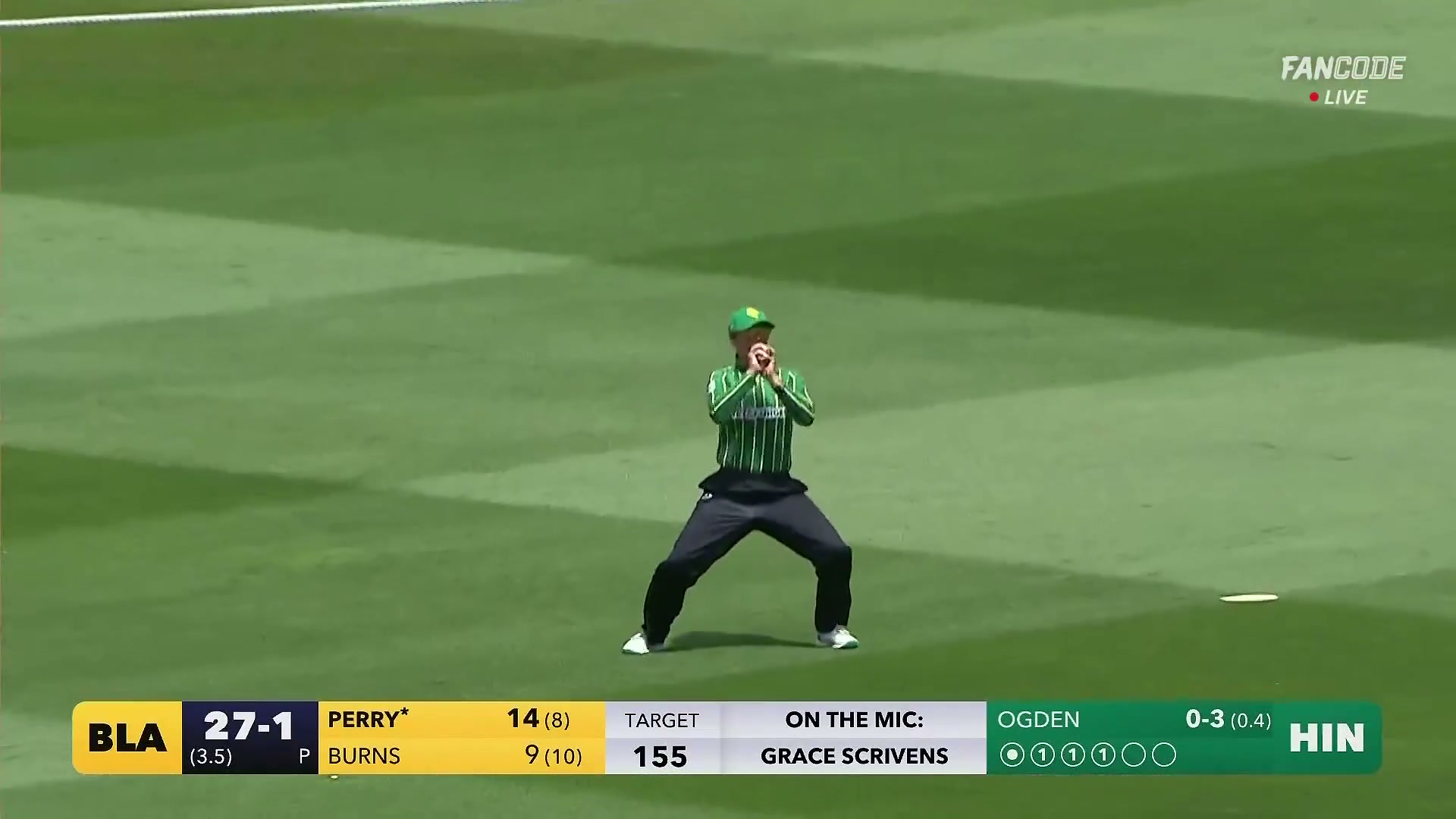 Wicket! Jessica Ogden Removes Ellyse Perry With Catch At Short Third Men