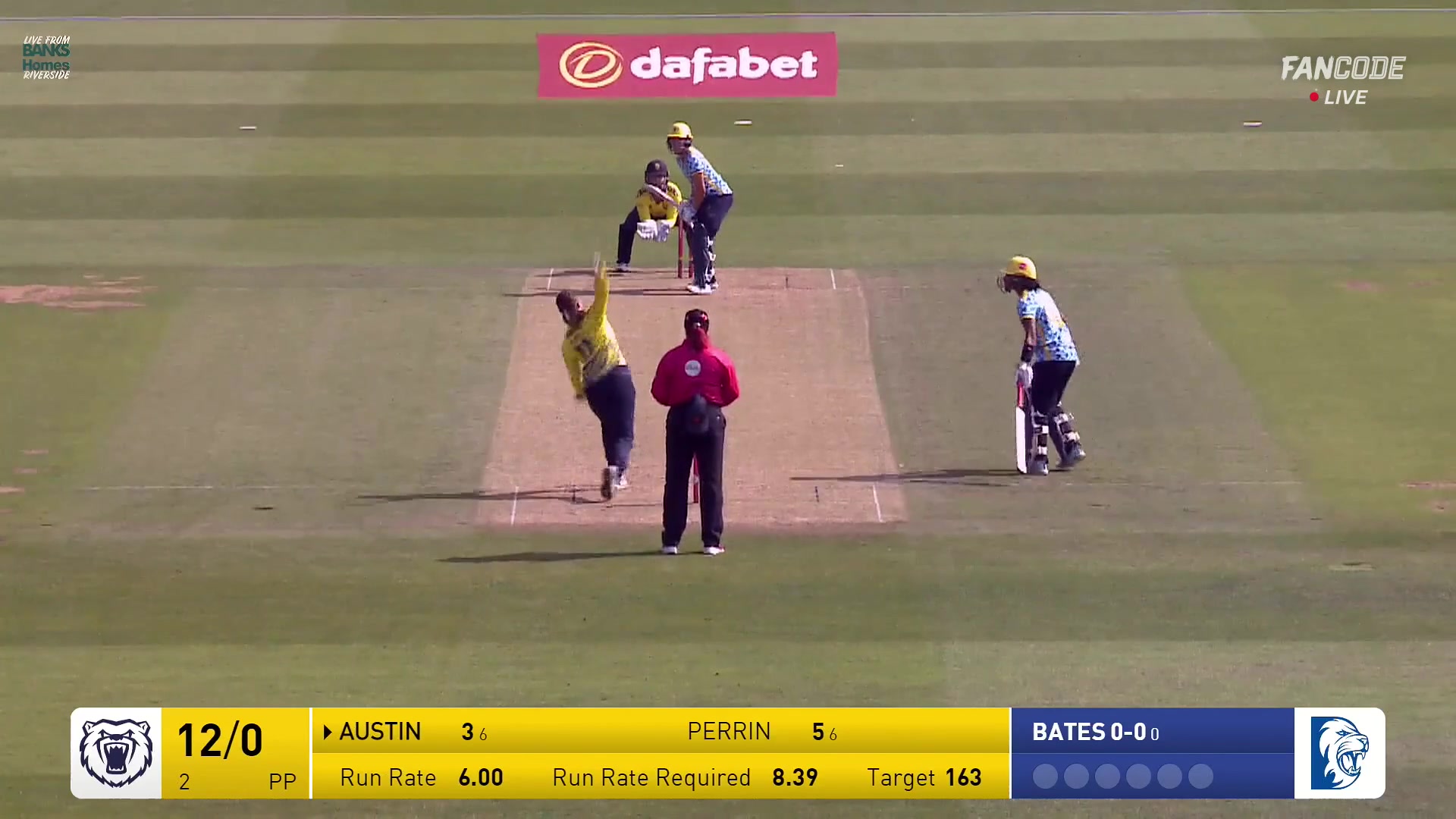 Four! Meg Austin Hits The First Boundary Of The Innings