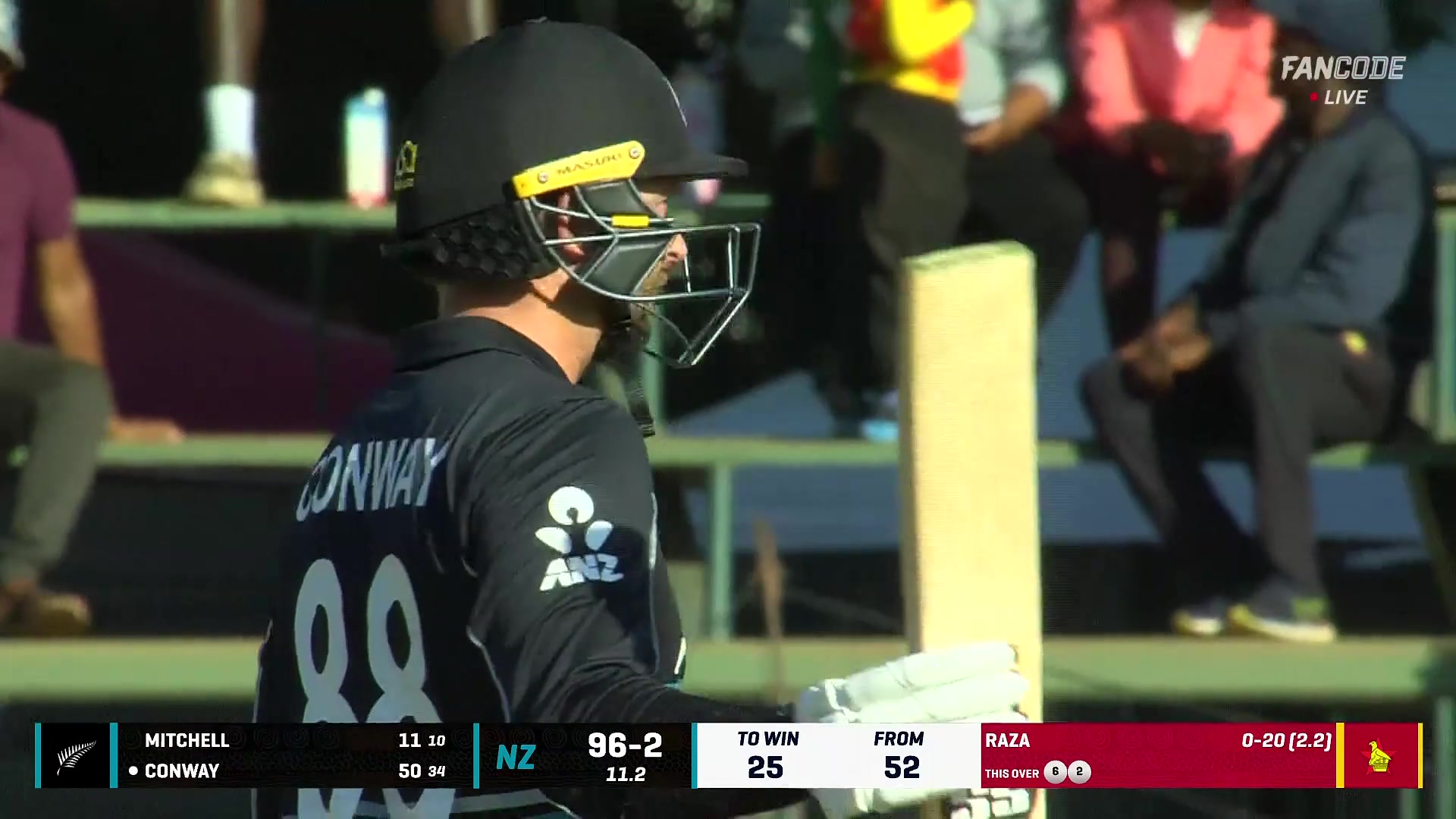 Fifty! Devon Conway Brings Up His Half Century