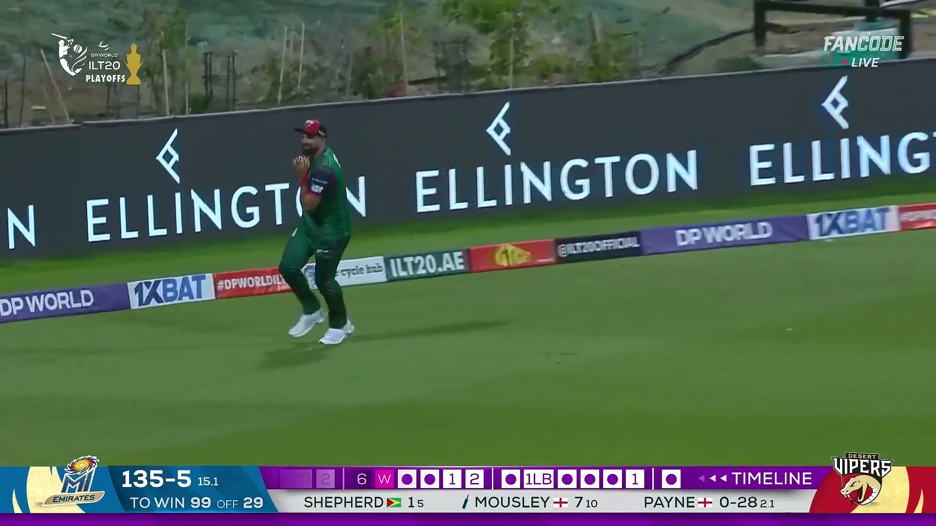 Wicket! Sanjay Pahal Judges Skied Pull Perfectly To Dismiss Dan Mousley