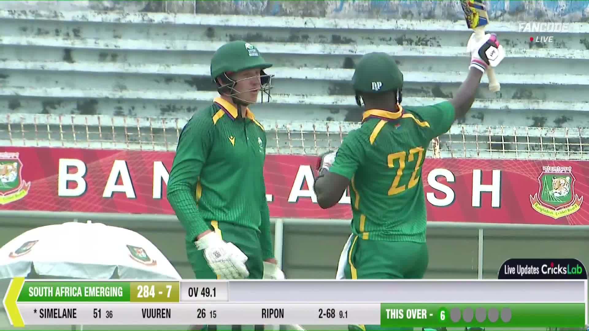Six! Andile Simelane Caps Off His Half-Century With A Monster Hit