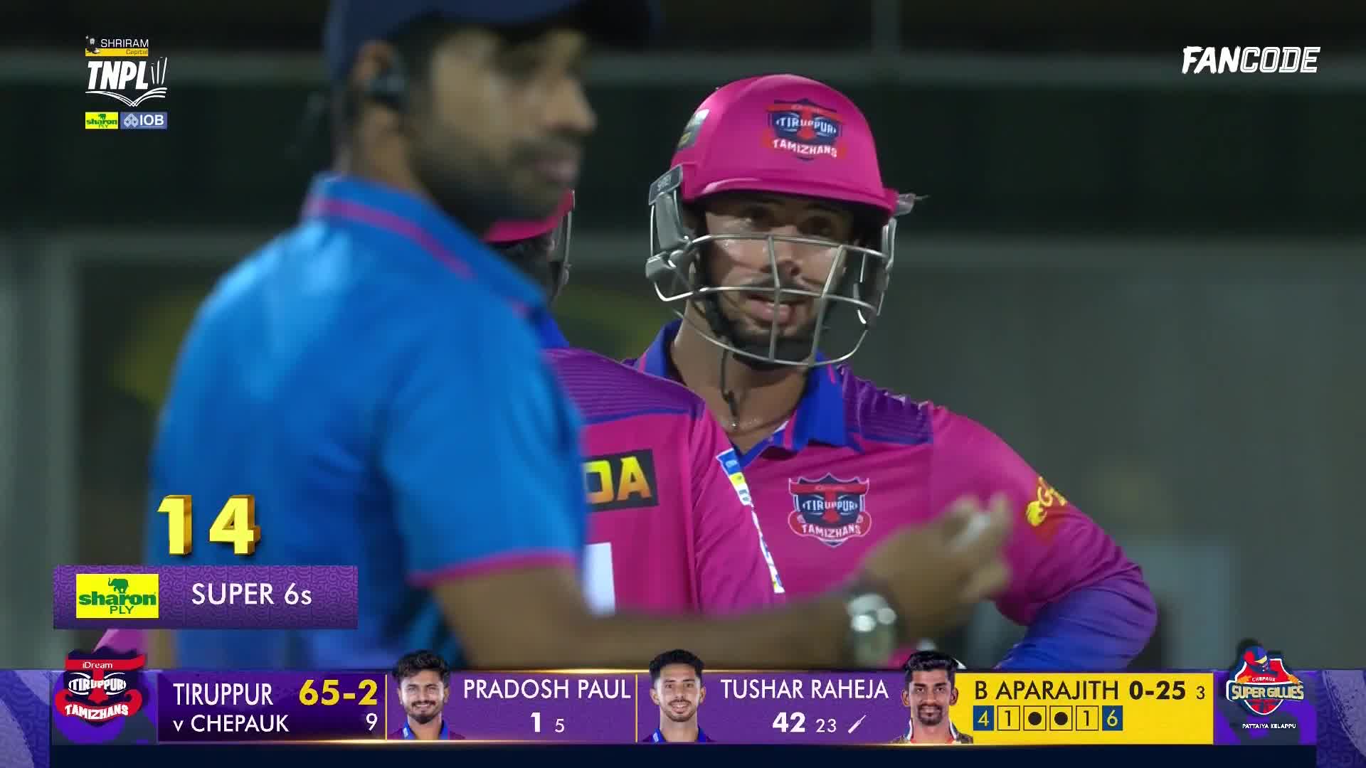 Six! Amazing Shot By Tushar Raheja Towards Mid-Wicket For A Biggie