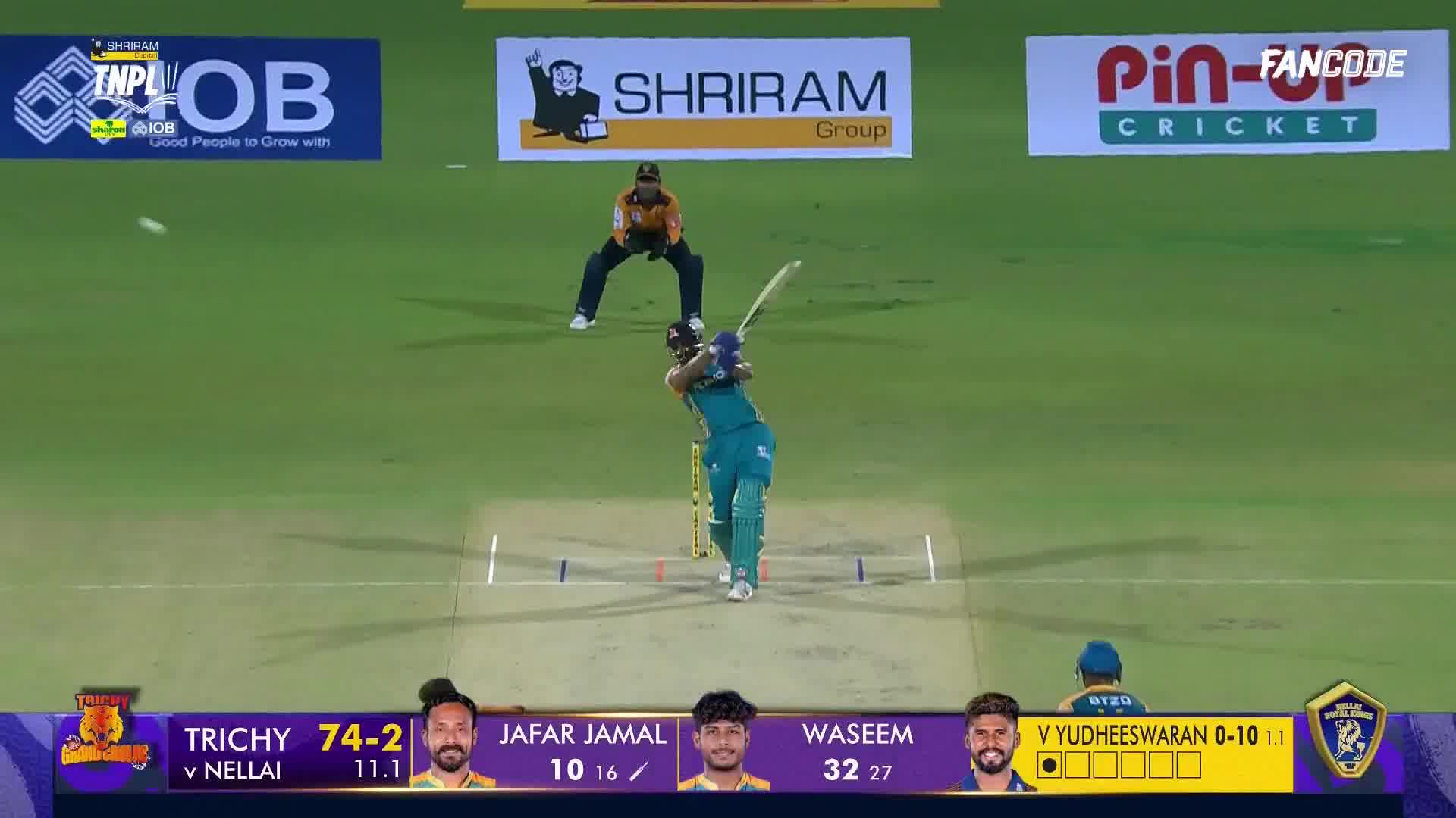 Six! Jafar Jamal Smacks It Over The Covers For A Maximum