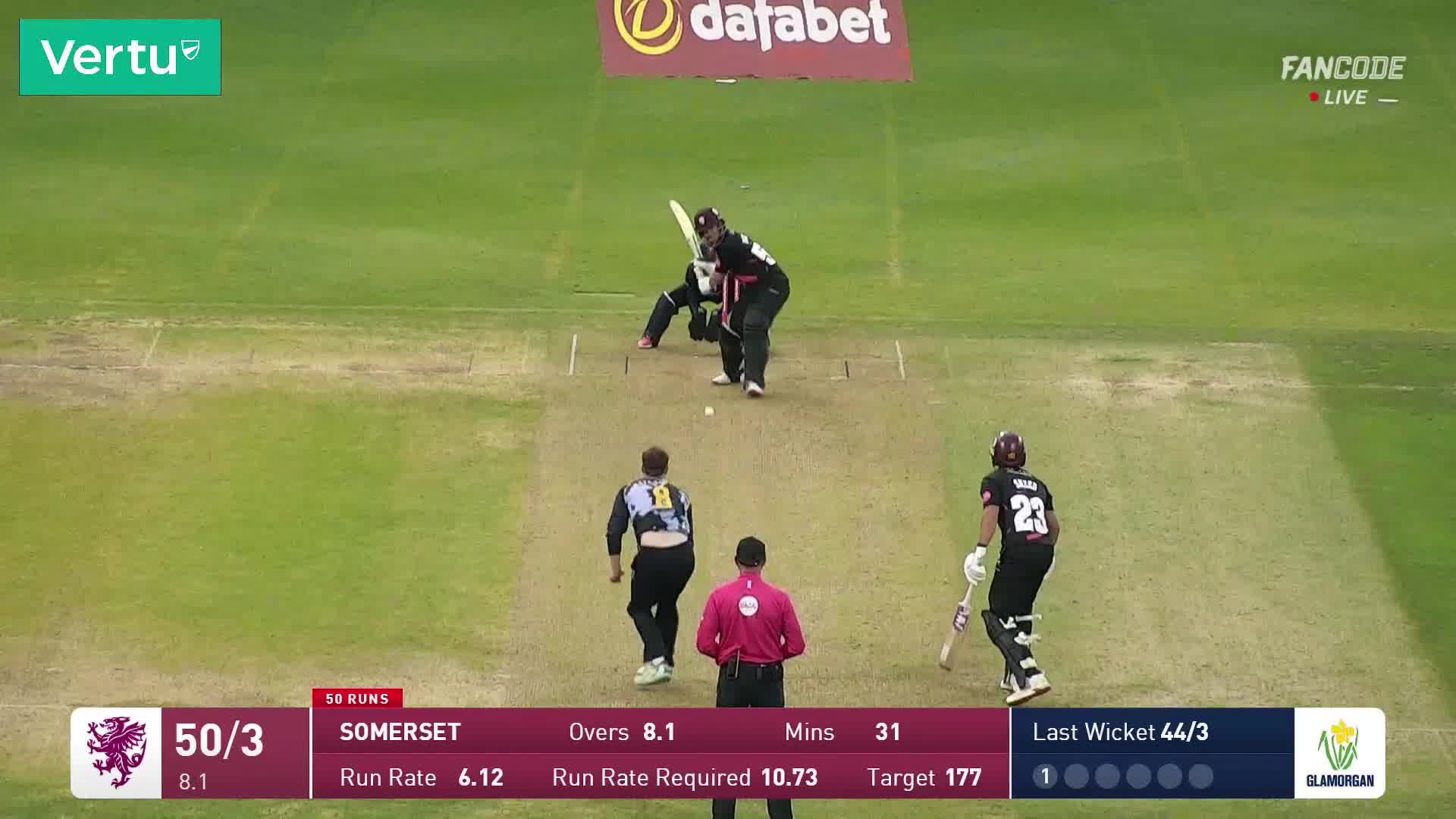 Six! Sean Dickson Smashes A Monstrous Shot Towards Mid Wicket