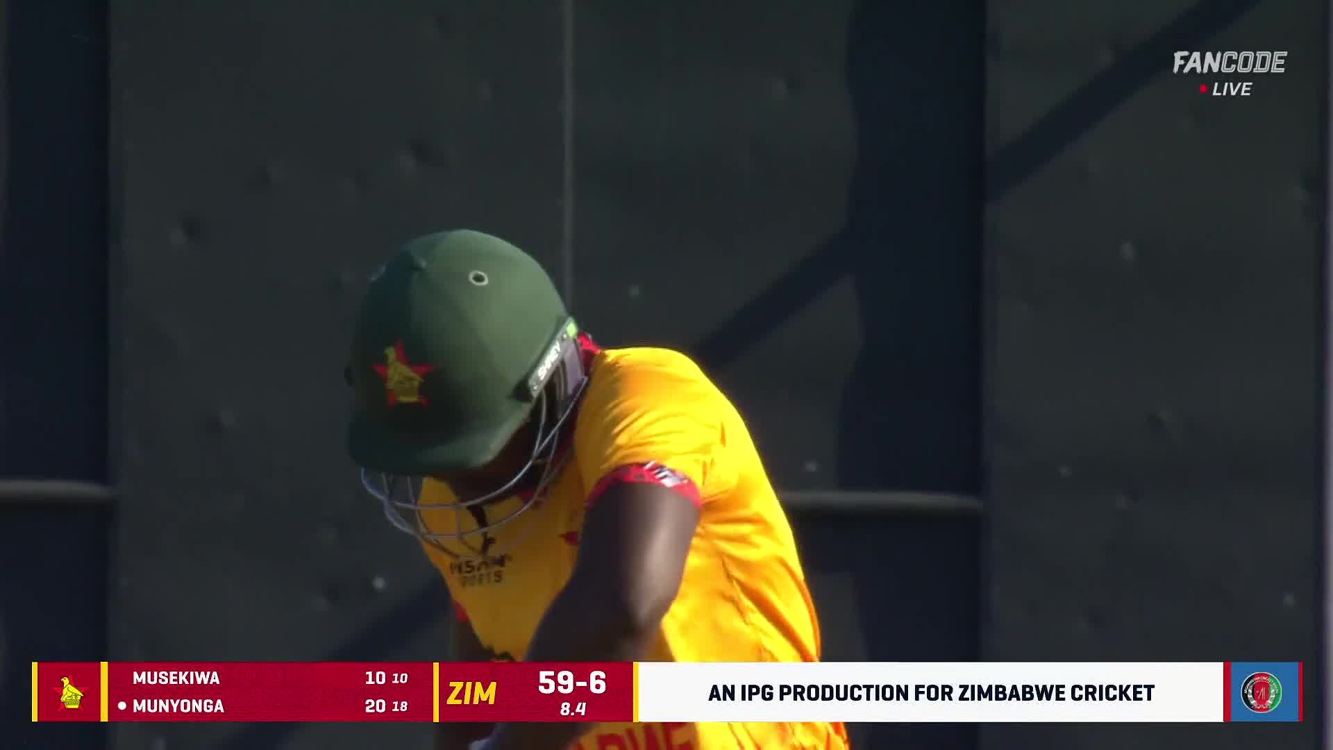 Wicket! Tony Munyonga Chops It Back Onto The Stumps, Abdullah Ahmadzai ...