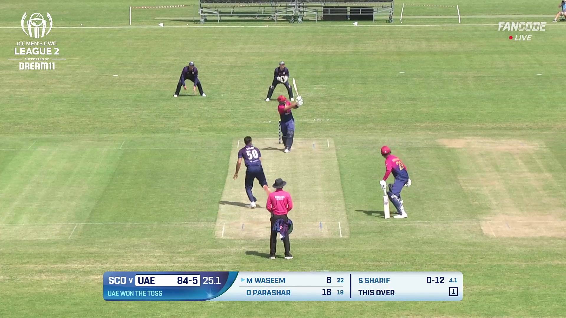 Six! Muhammad Muscles It Over Mid-Wicket For A Maximum