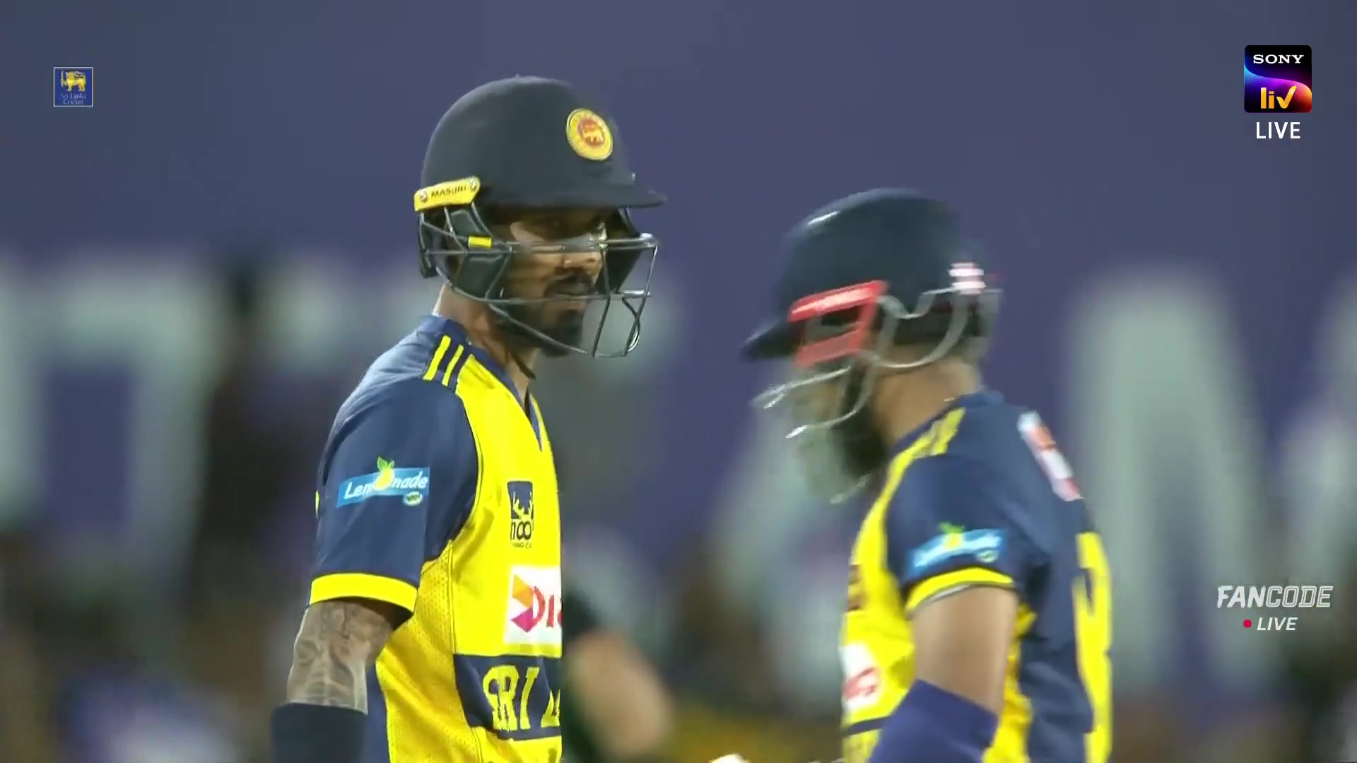 Six! Kamil Mishara Muscles Hard Length Across The Line To Clear Wide ...