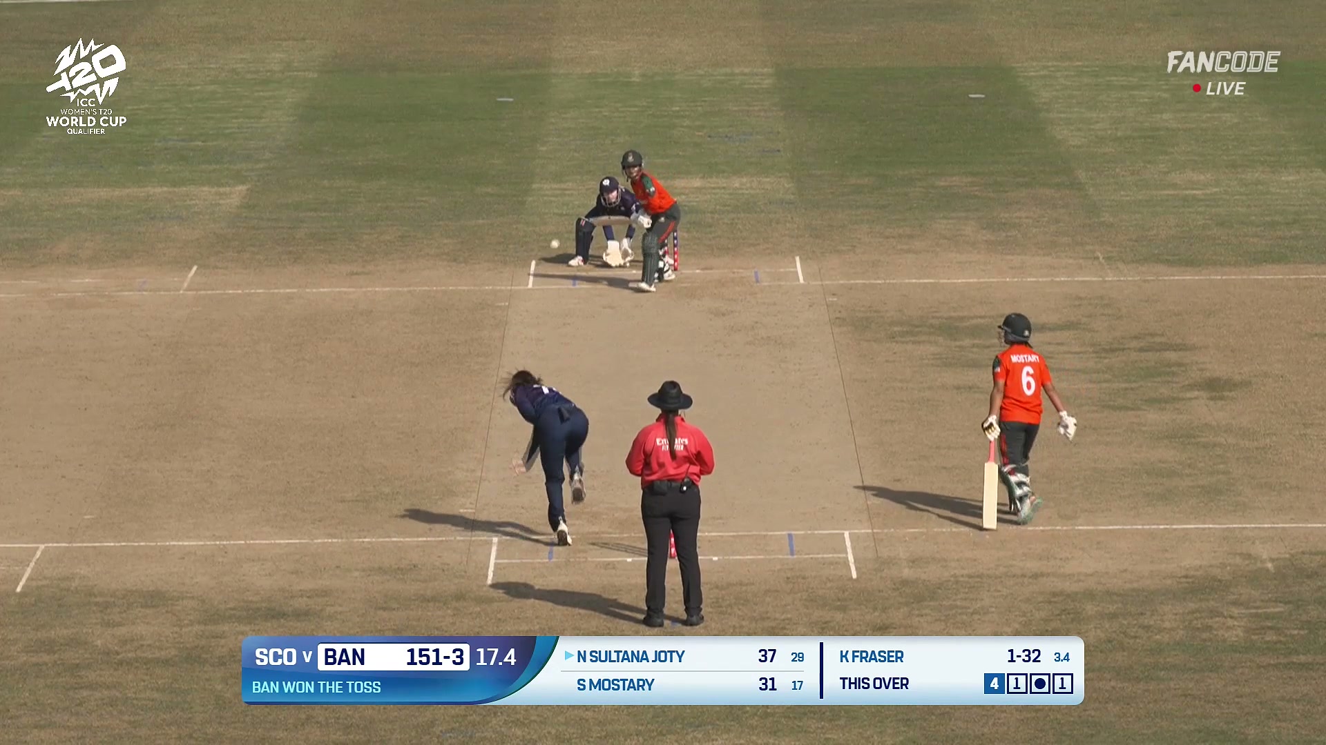 Six! Nigar Sultana Joty Dispatches The Ball All The Way Over Mid Wicket