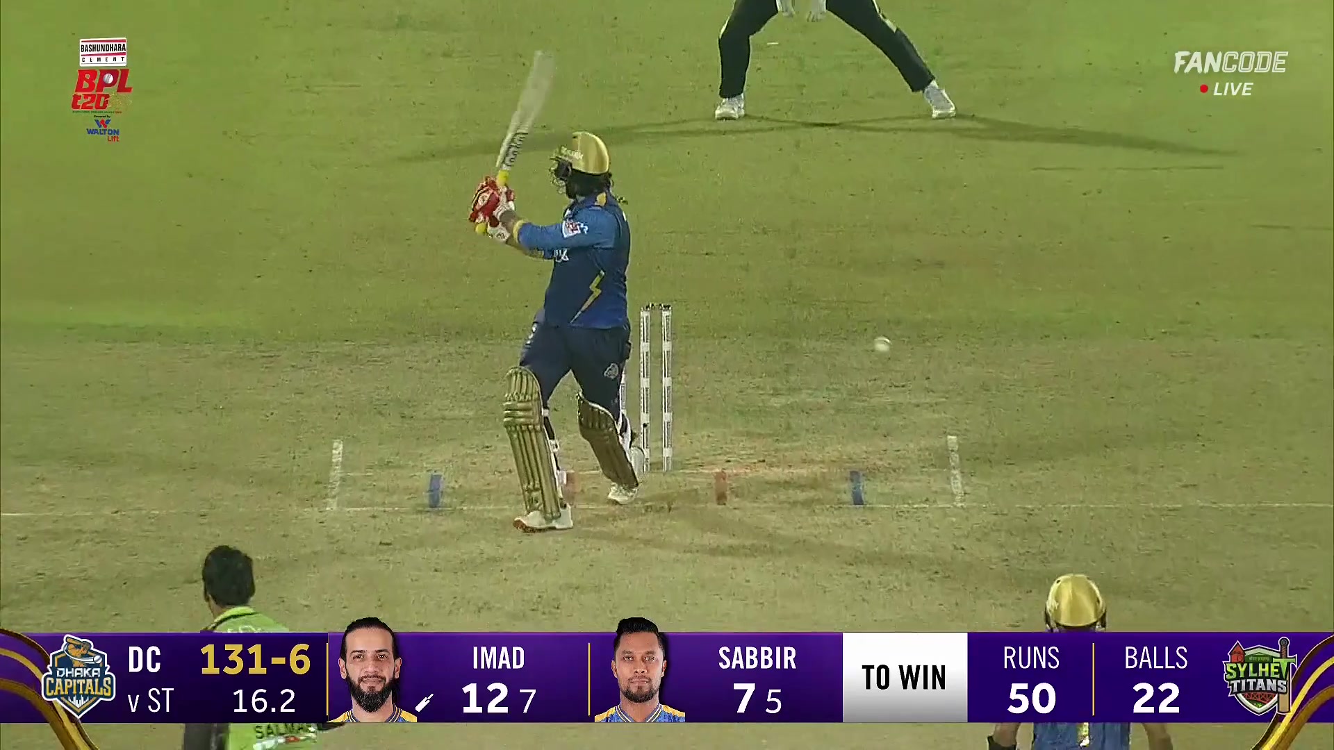 Wicket! Imad Wasim Fails To Put Bat On Ball And It Hits The Pole