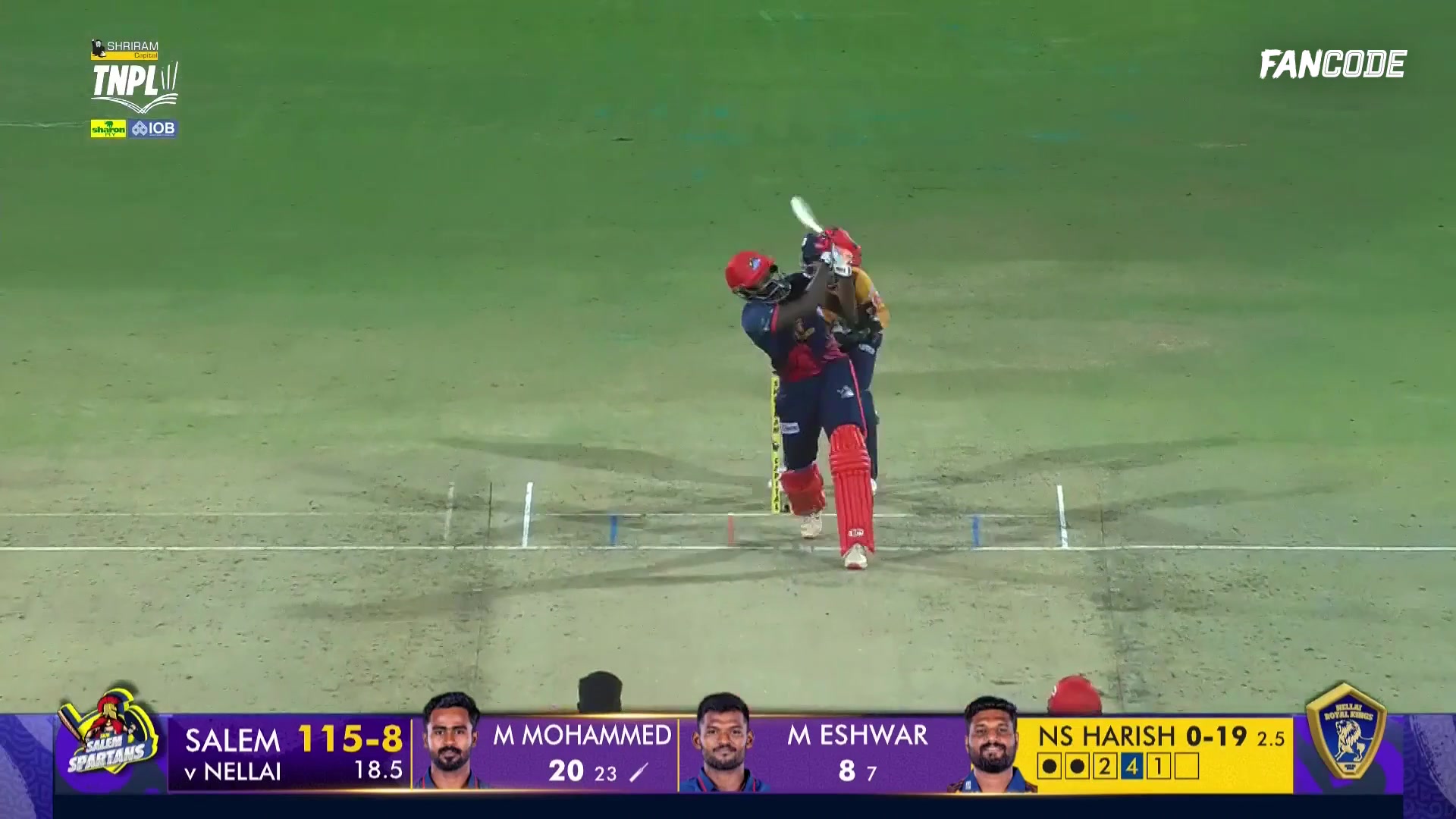 Six! M Mohammed Hoicks It Over Deep Mid-Wicket For A Mighty Maximum
