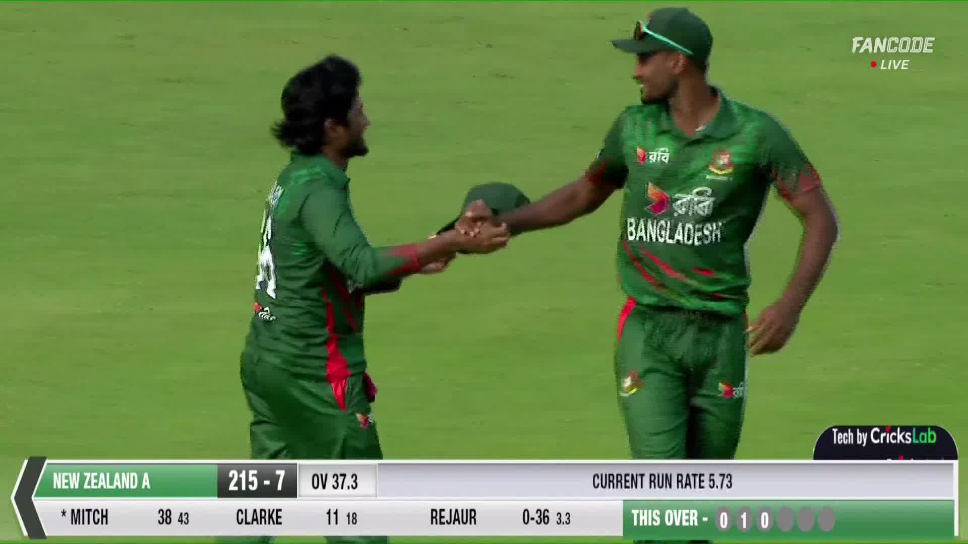 Wicket! Huge Blow For New Zealand A Mitchell Hay Departs