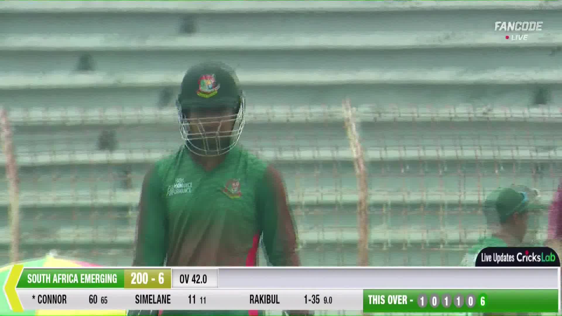 Six! Andile Simelane Sends It Sailing Over Mid-Off With Power