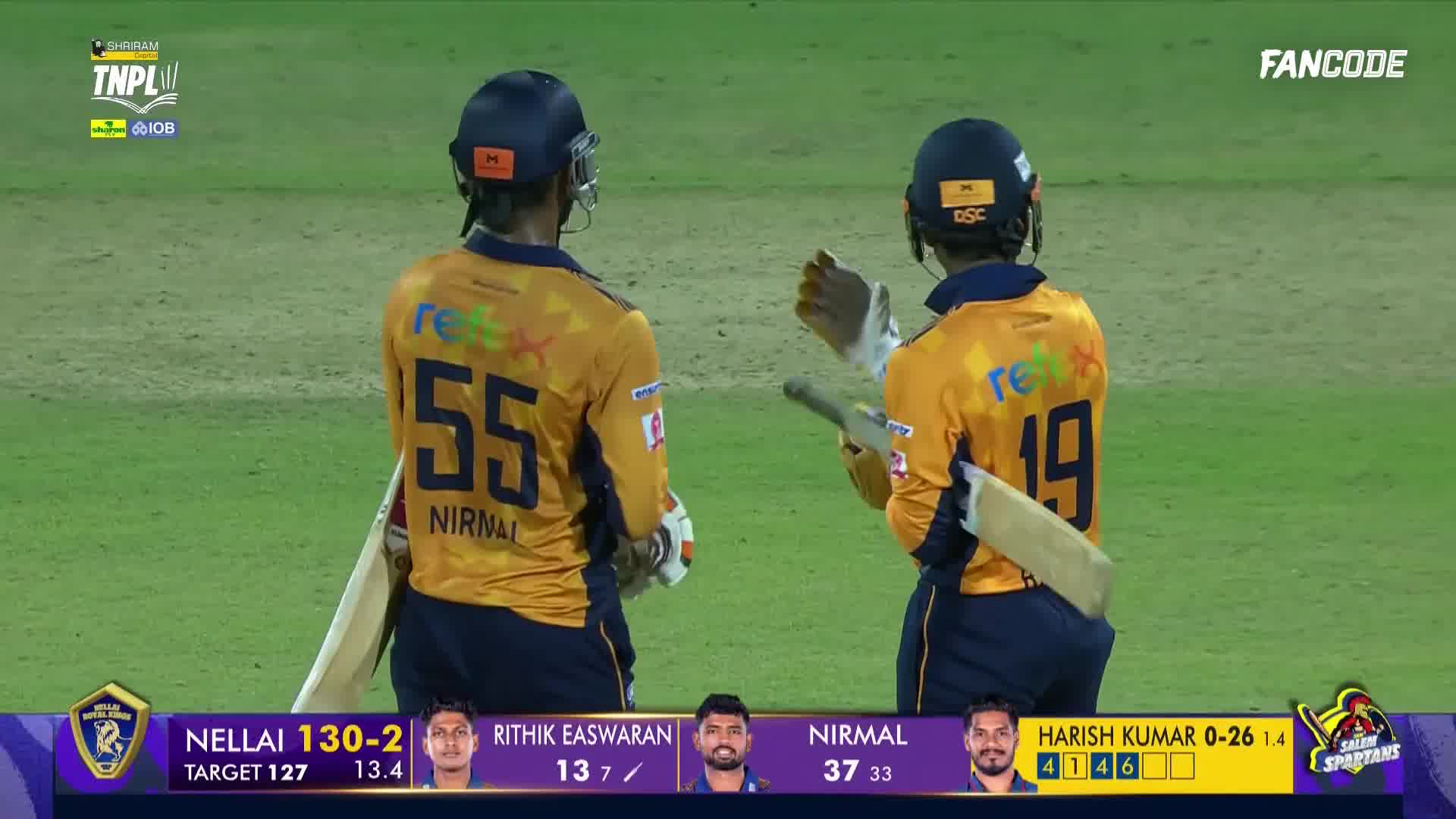 Six! V Rithik Easwaran Finishes It Off In Style With A Winning Maximum