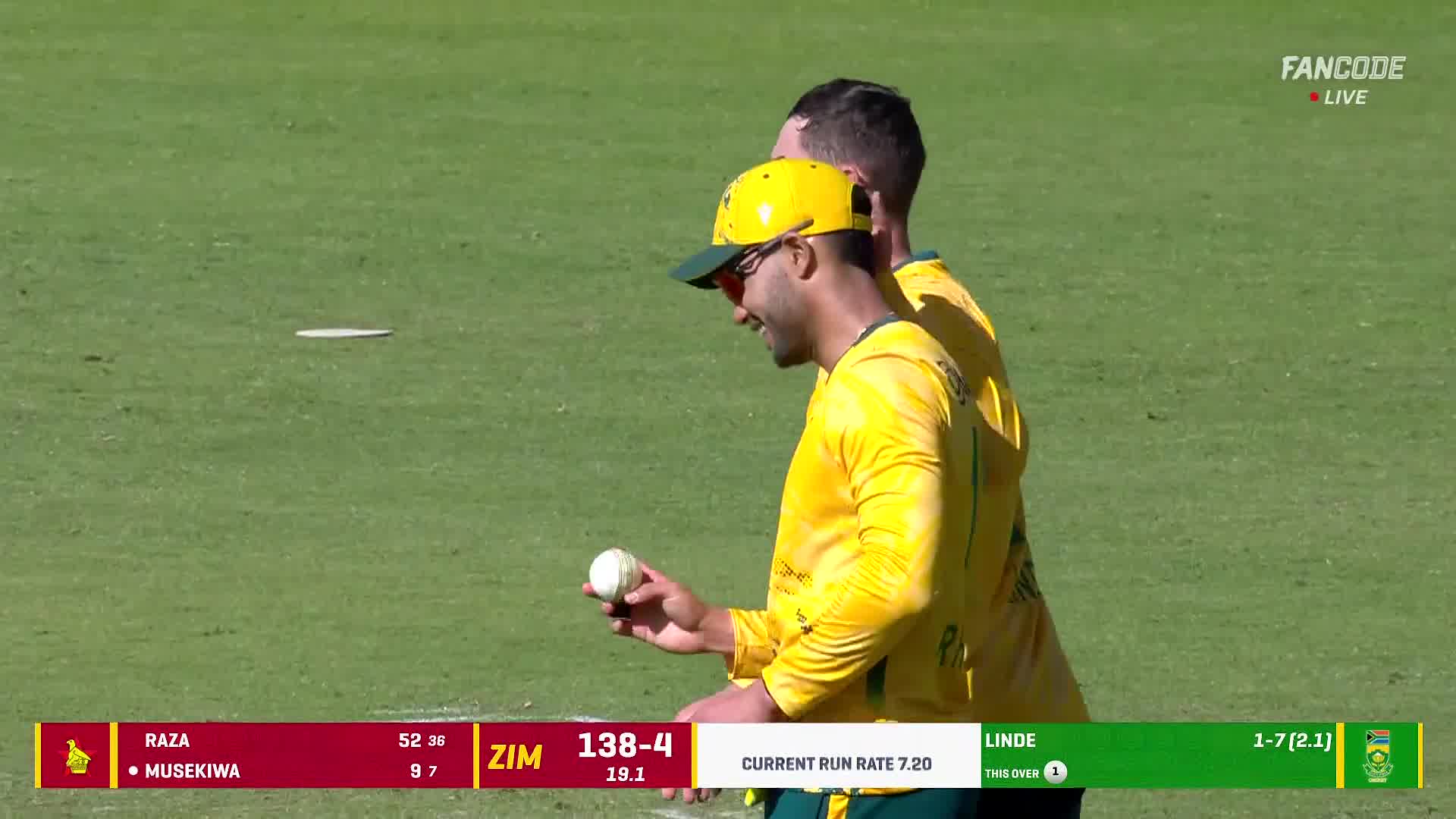 Wicket! Tashinga Musekiwa Lofts It Half-Heartedly And Reeza Hendricks ...