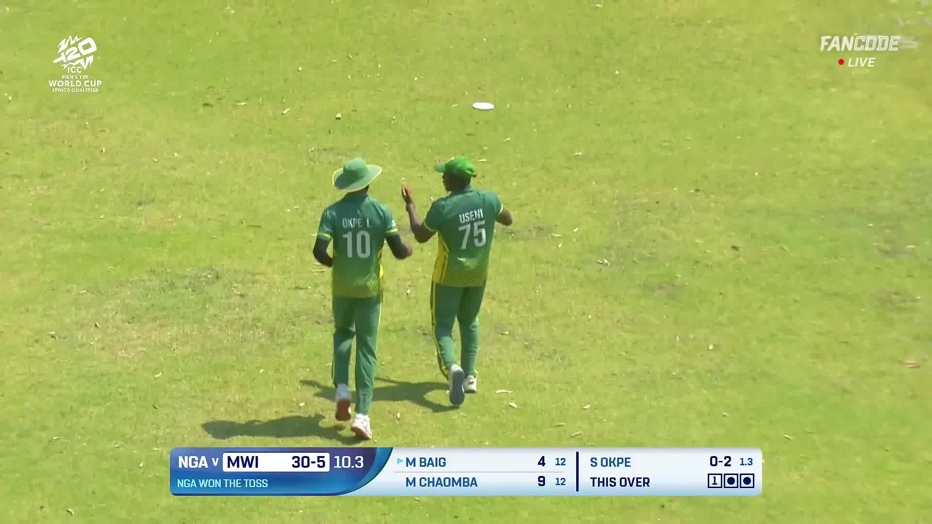 Wicket! Sylvester Okpe Strikes, Moazzam Baig Walks Back As Prosper ...