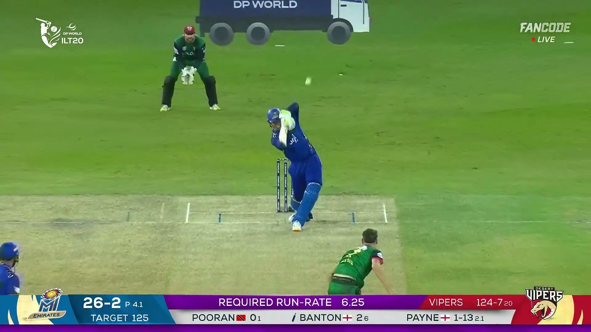 Six! Tom Banton Presses On The Front Foot And Launches David Payne Over ...