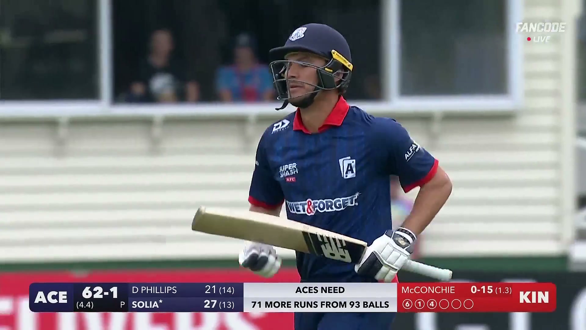 Wicket! Cameron Paul Pouches A Comfortable Catch, Sean Solia Walks Back