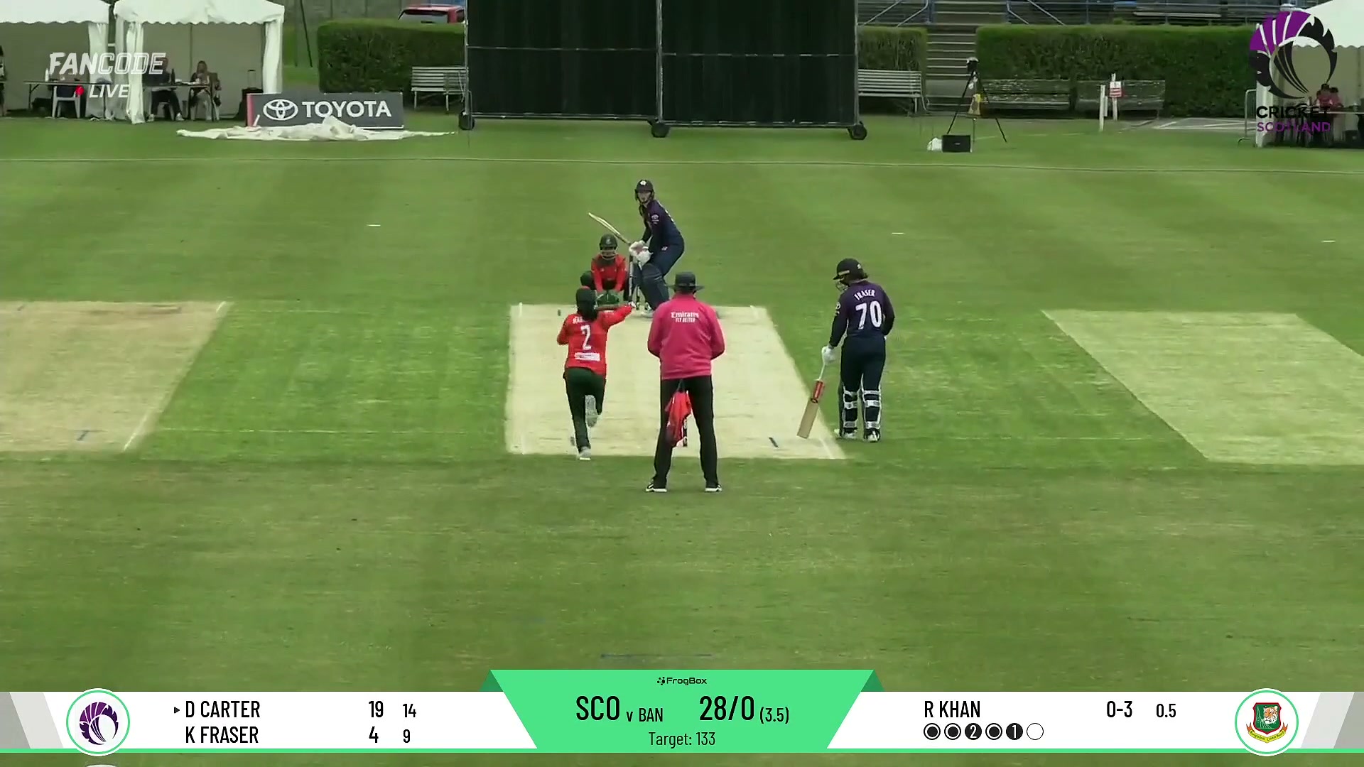 Four! Darcey Carter Lofts It Over The Infield And Finds The Fence