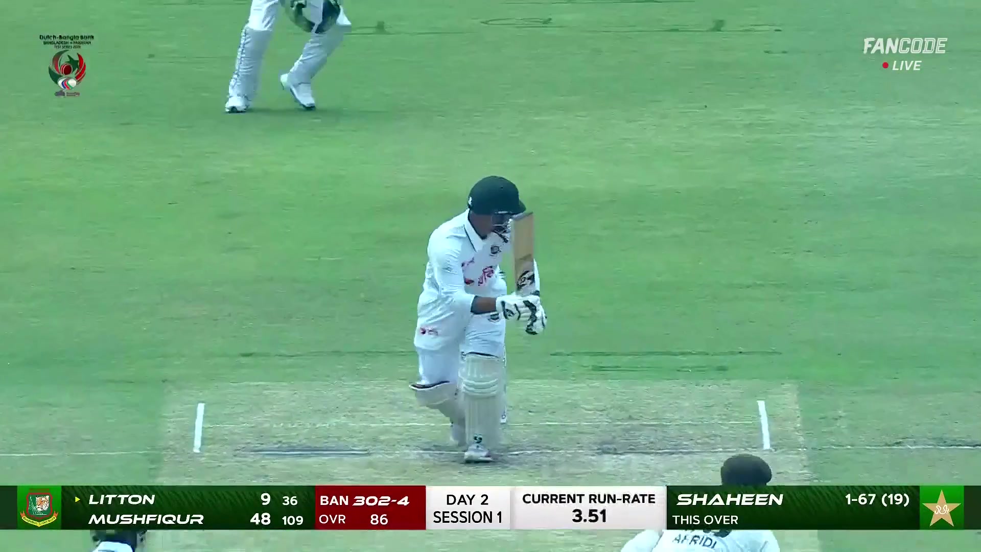 Four! Litton Flicks It For The First Boundary Of The Day