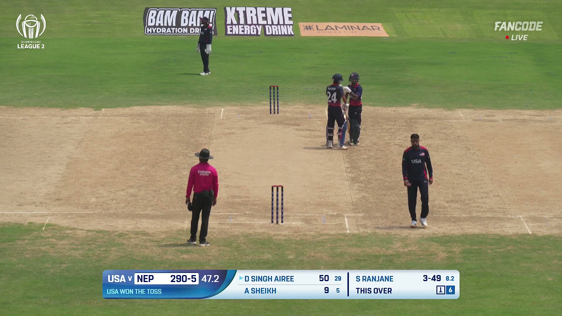 Fifty! The Perfect Finish To A Fine Knock As Airee Gets To Fifty With A ...