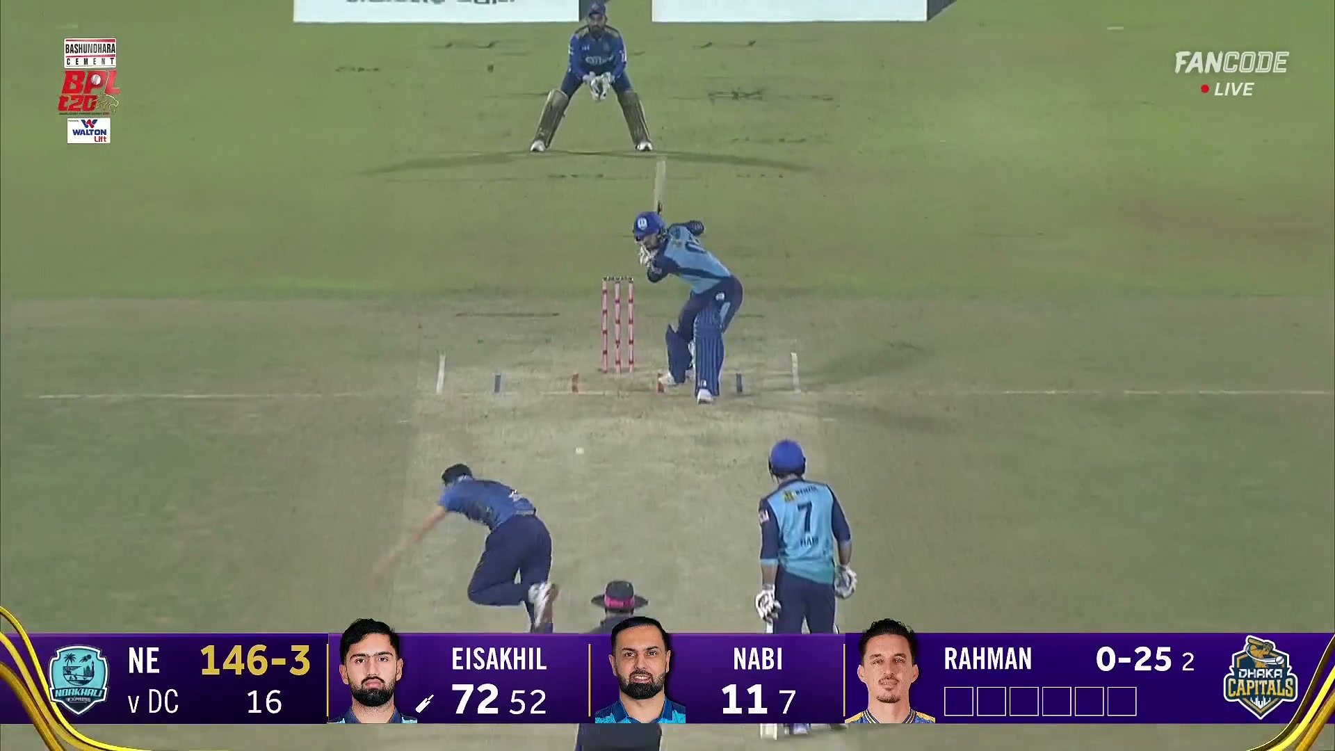 Six! Hassan Eisakhil Powers A Towering Maximum Into The Stands