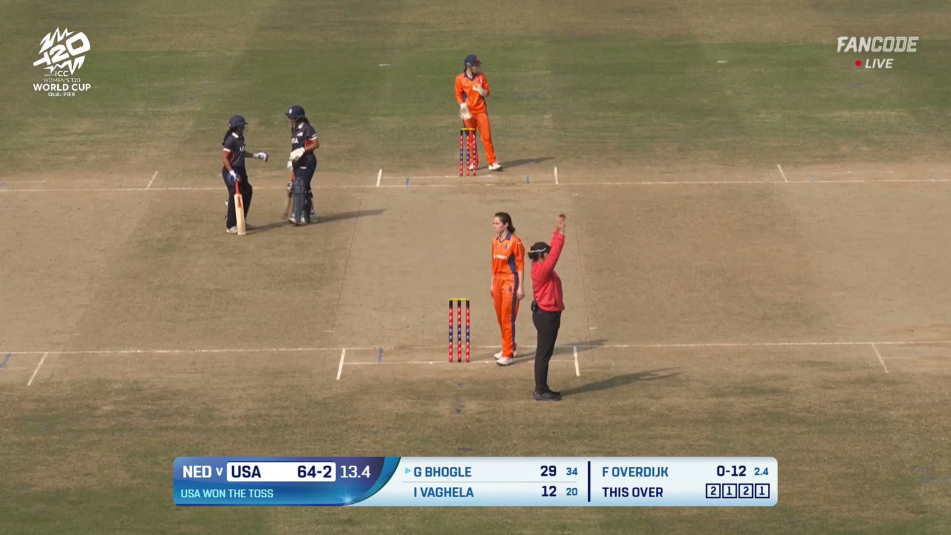 Six! Gargi Bhogle Dispatches The Ball All The Way Over Long Off For A ...