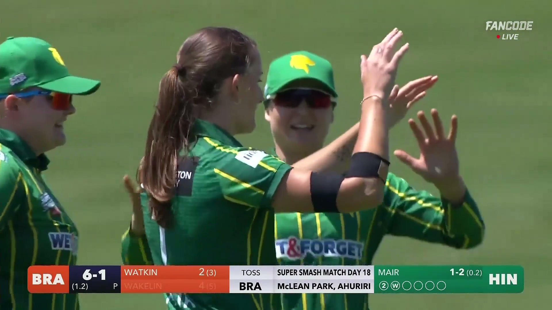 Wicket! Rosemary Mair Rattles Tash Wakelin's Timber