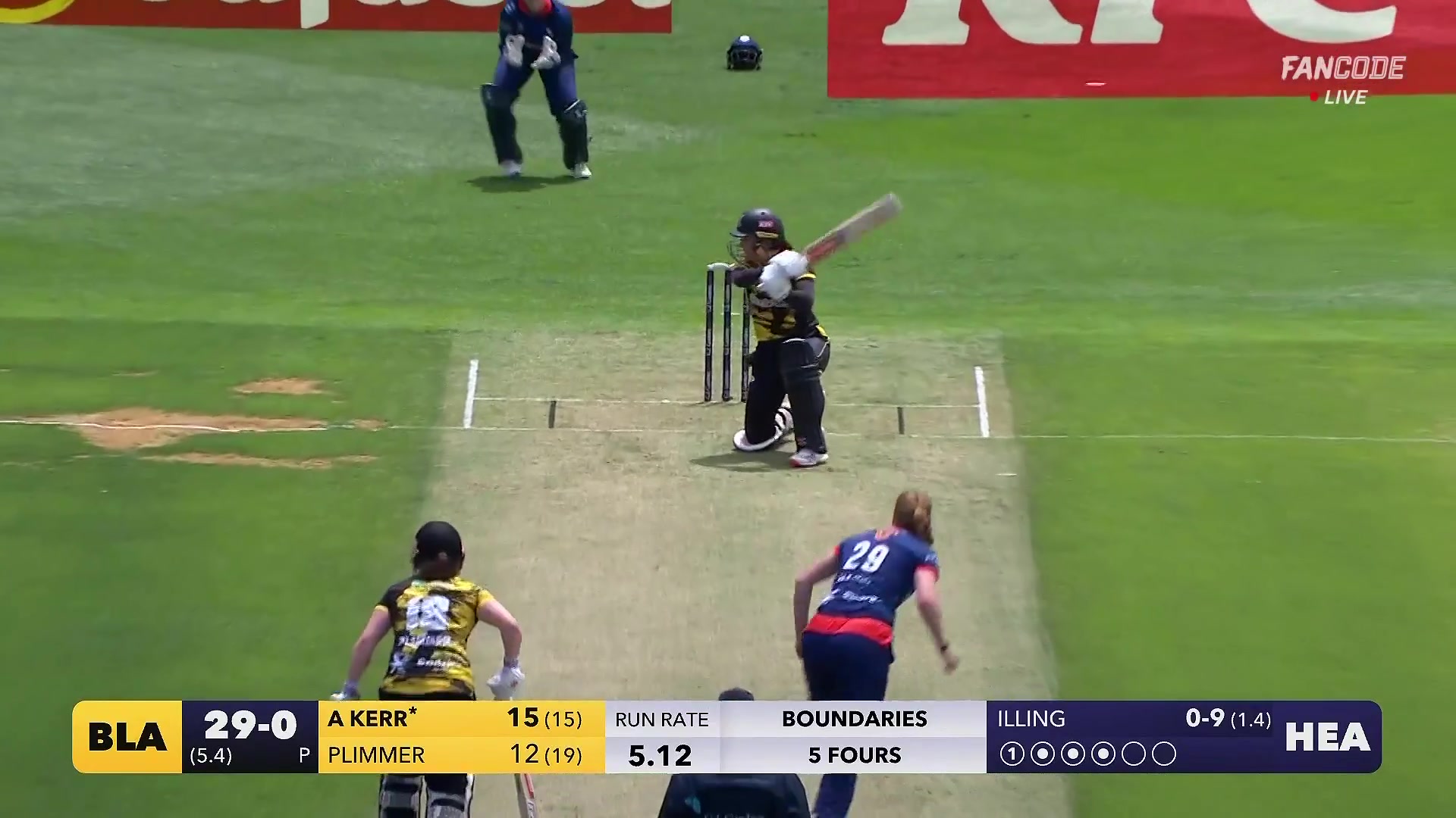 Four! Amelia Kerr Slaps It Through Point For A Boundary