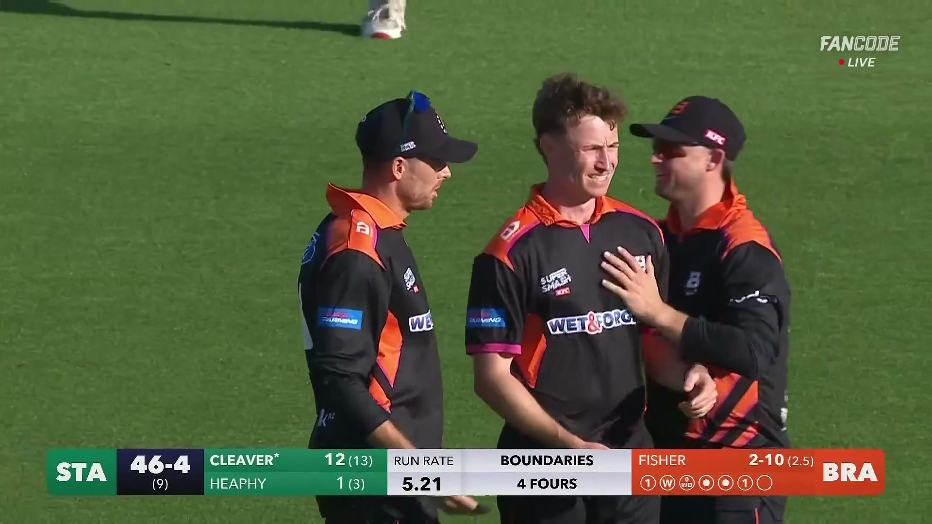 Wicket! Dane Cleaver Tries To Be Aggressive And Pays The Price, Taken ...