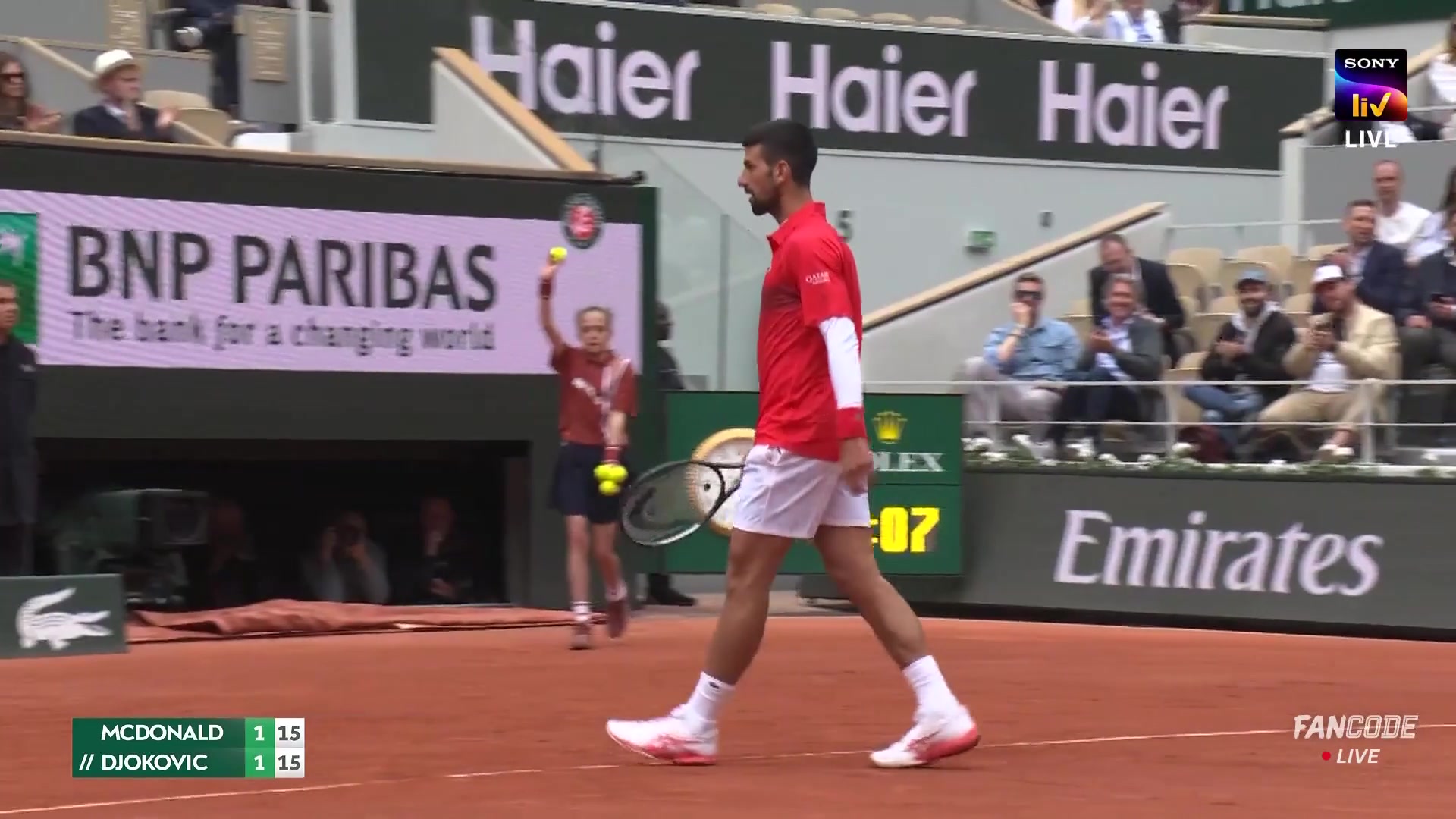 Drop Shot! Djokovic’s Superb Drop Shot Wins Him The Point