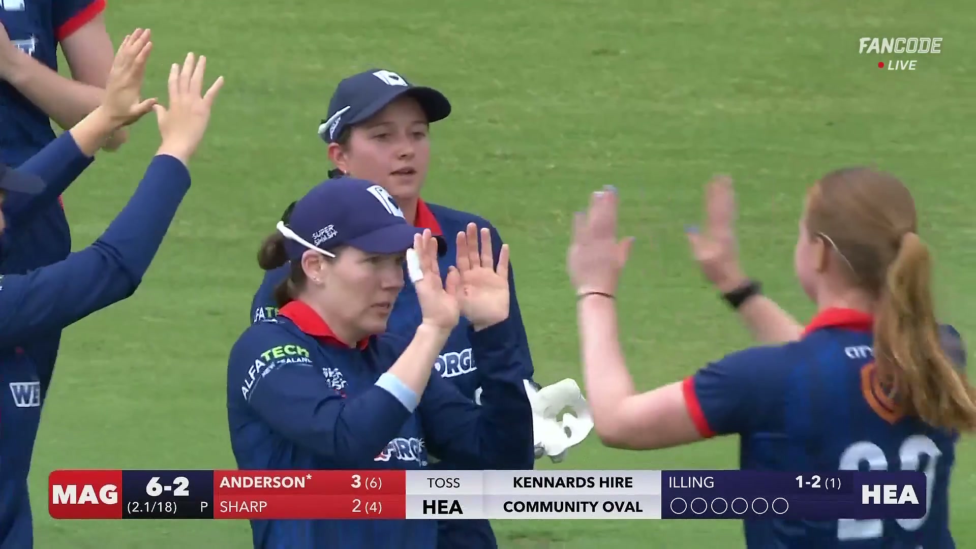 Wicket! Isabella Gaze Takes An Easy Catch To Dismiss Kate Anderson