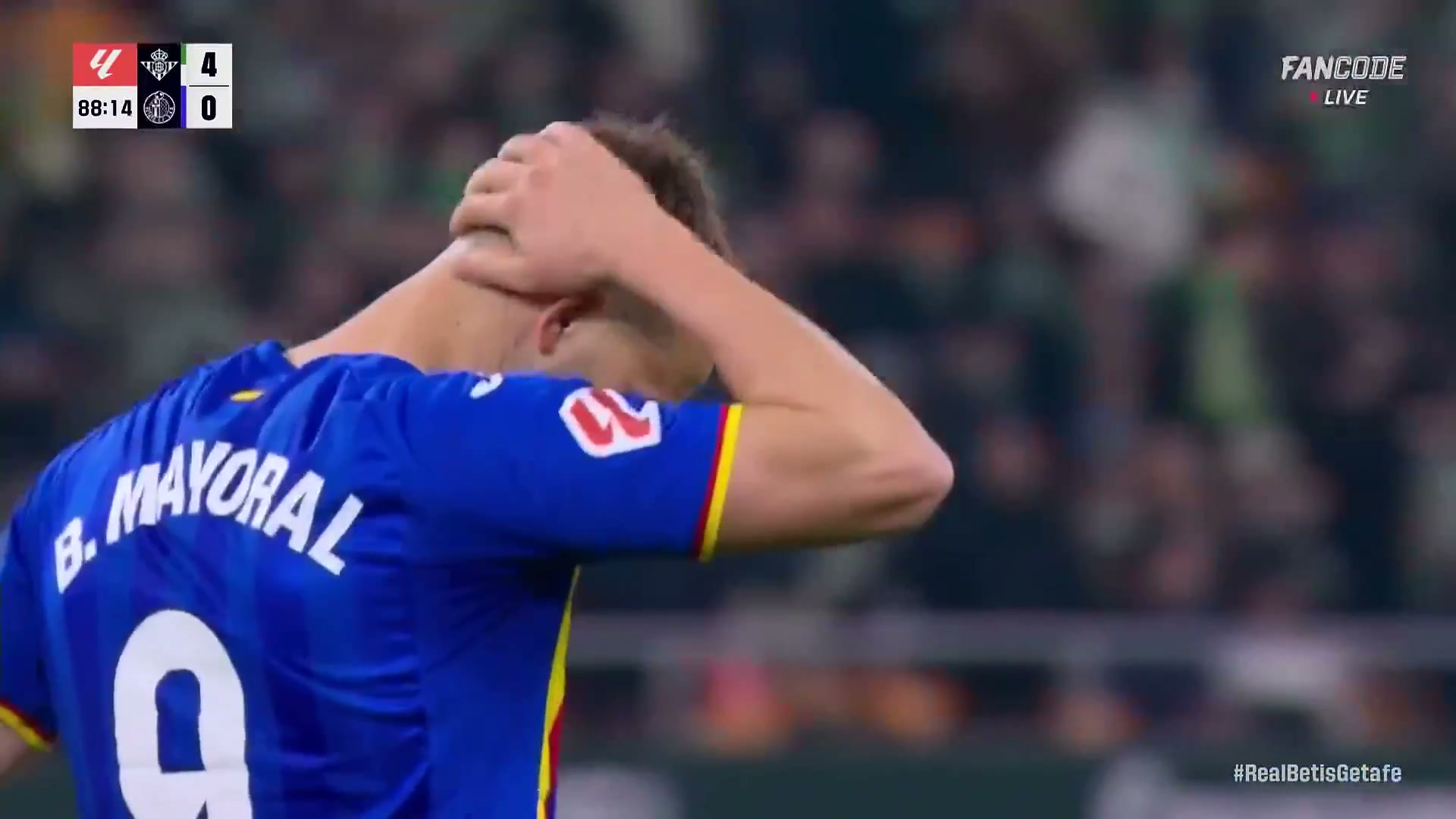 Penalty Miss! Borja Mayoral Fails To Convert, Shooting Wide Left