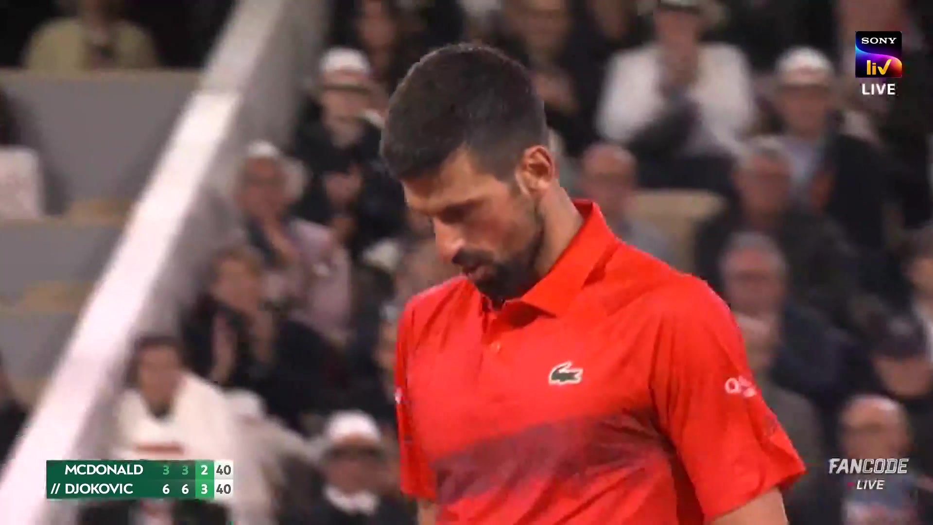 Drop Shot! Djokovic Dazes McDonald With A Perfect Dolly