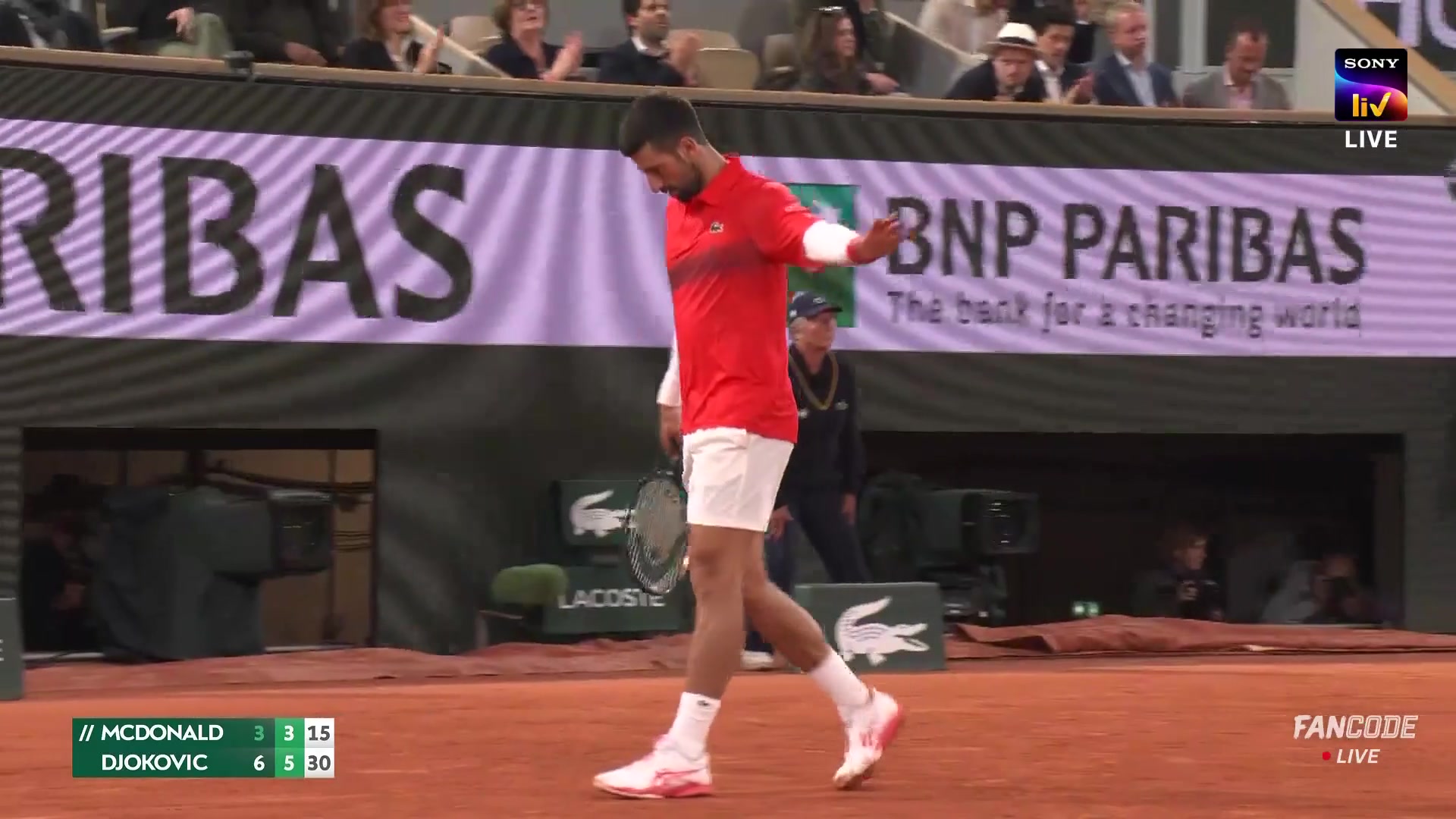 Drop Shot! Djokovic Delivers A Delicate Touch To Claim The Point