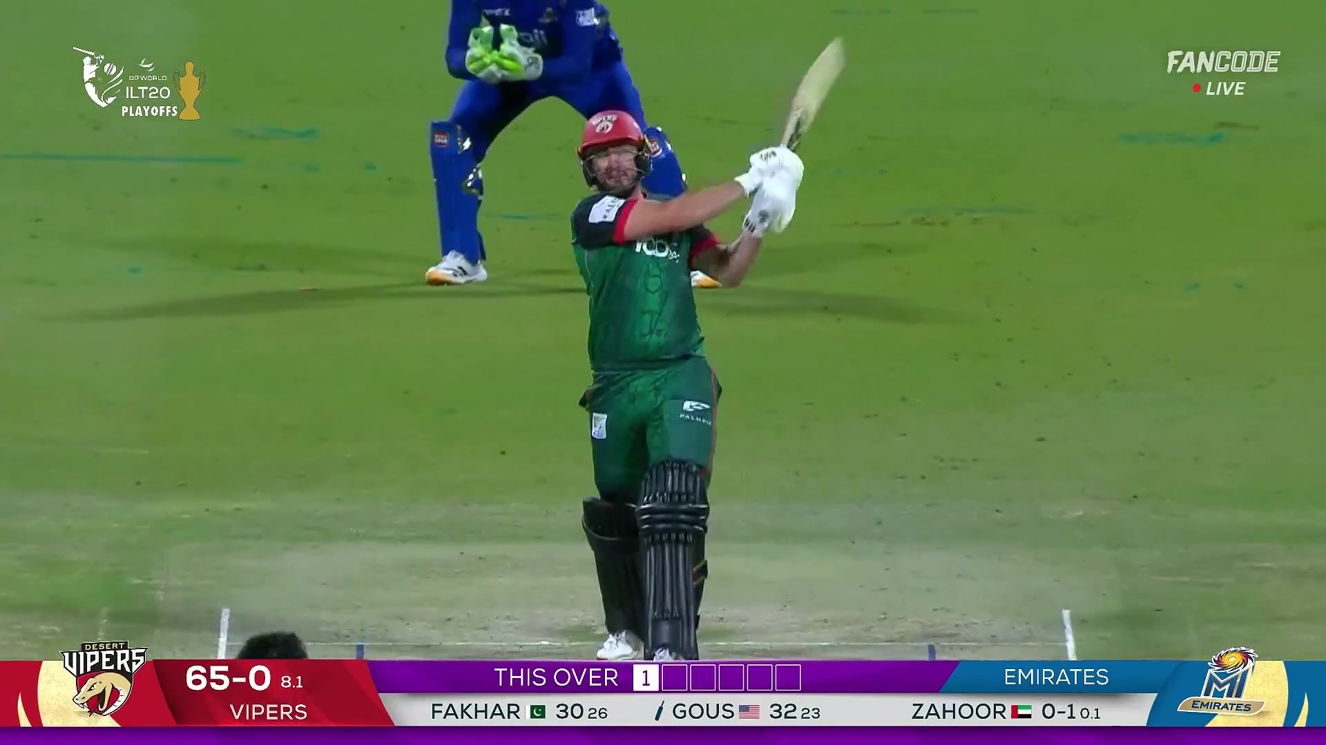 Six! Andries Gous Shows Perfect Balance While Smashing Length Ball For ...