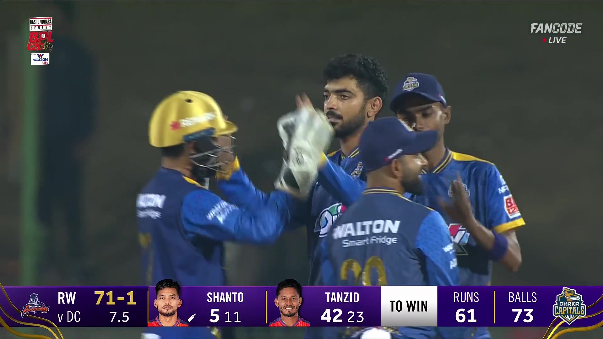 Wicket! Najmul Hossain Shanto Mistimes Shot, Caught For Brilliant ...