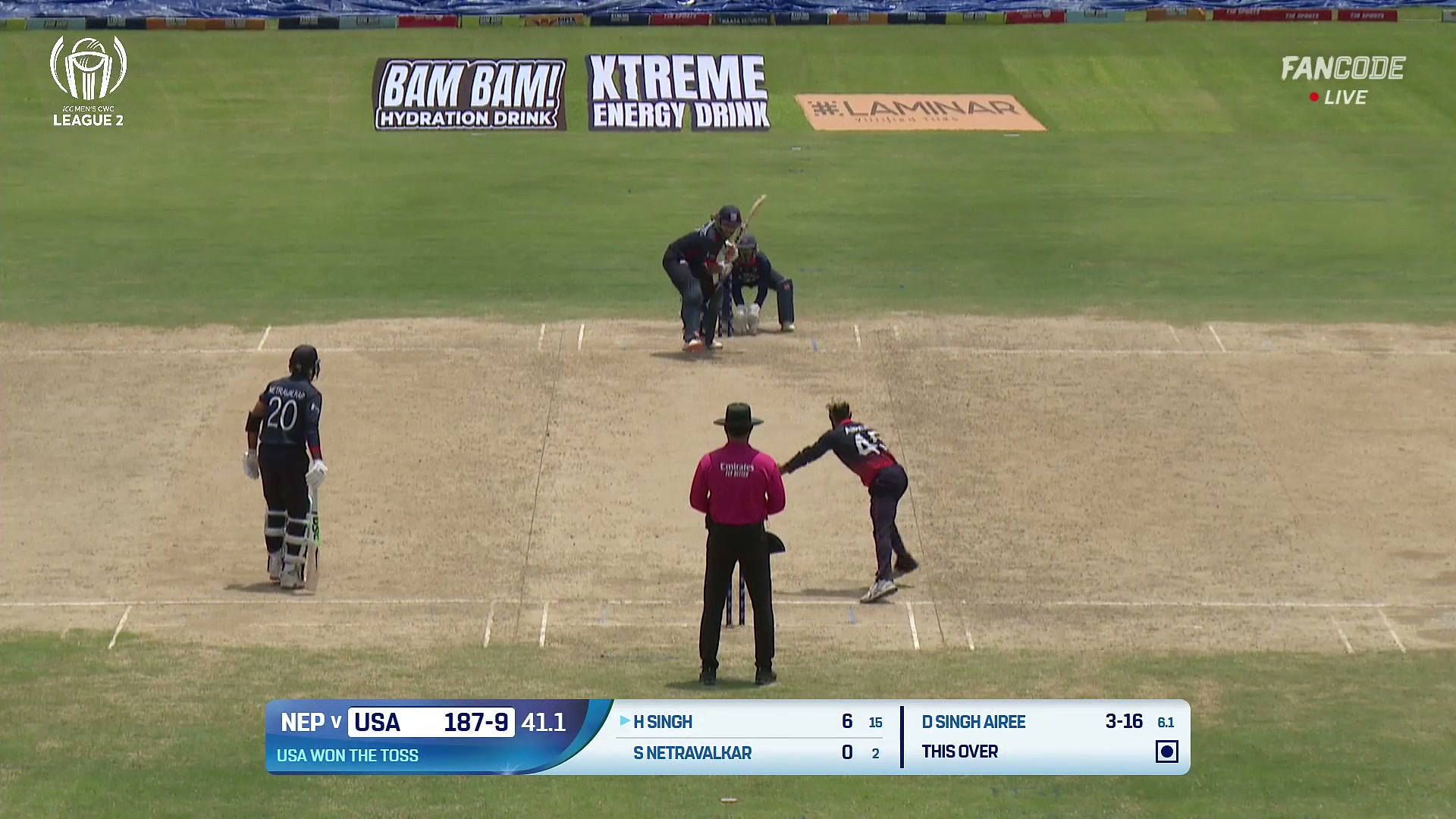 Six! Harmeet Singh Smashes A Monstrous Shot