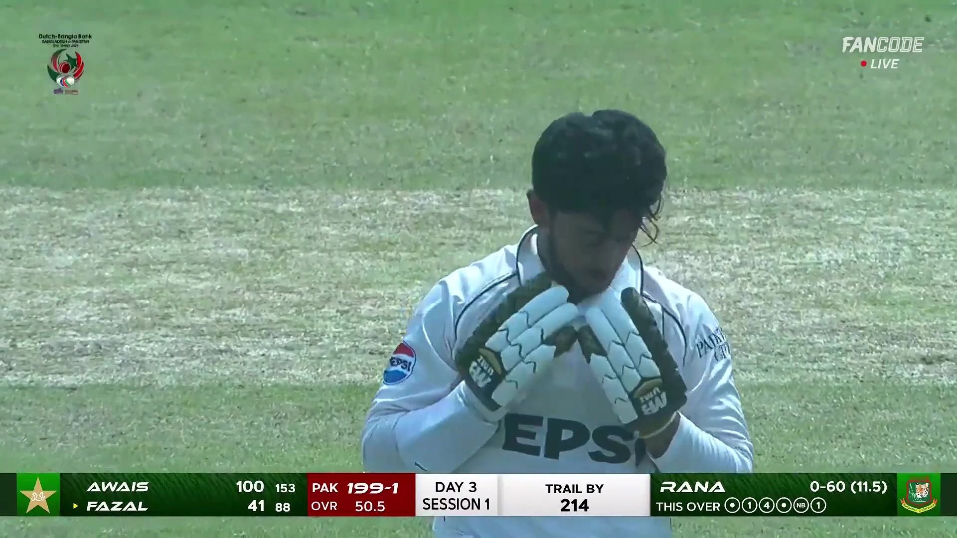 Century! Awais Gets To His Scintillating Hundred