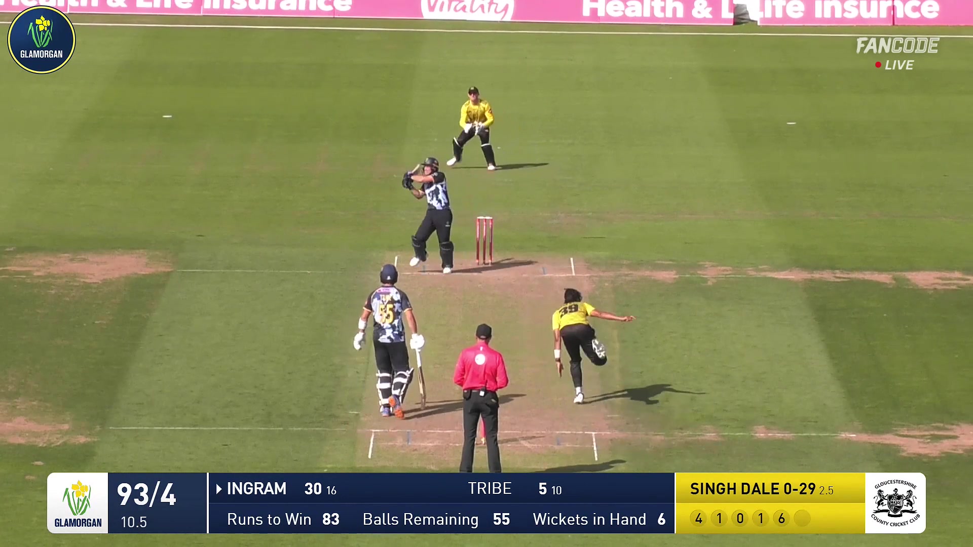 Wicket! Ingram Holds Out To Deep Mid Wicket, Dale Breaks The Stand