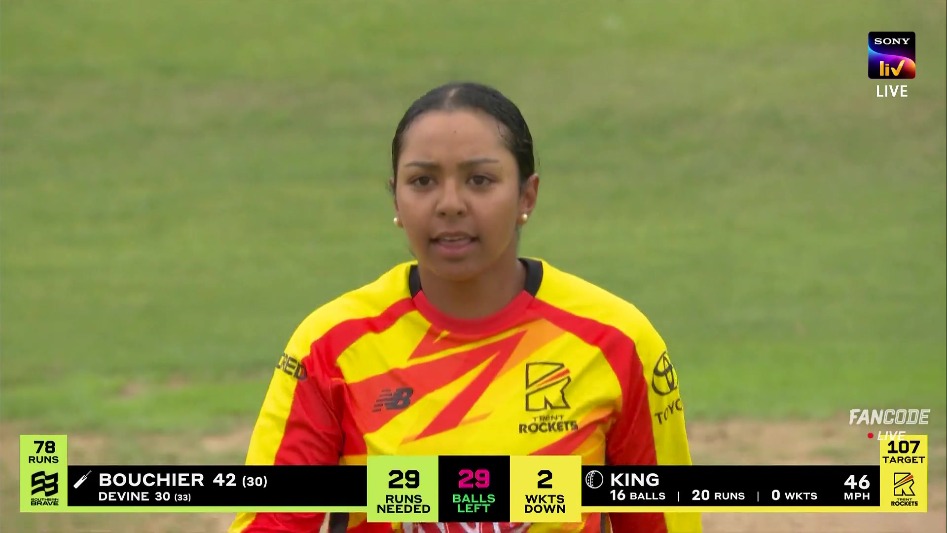 Wicket! Crucial Breakthrough As Natasha Wraith Stumps Maia Bouchier ...