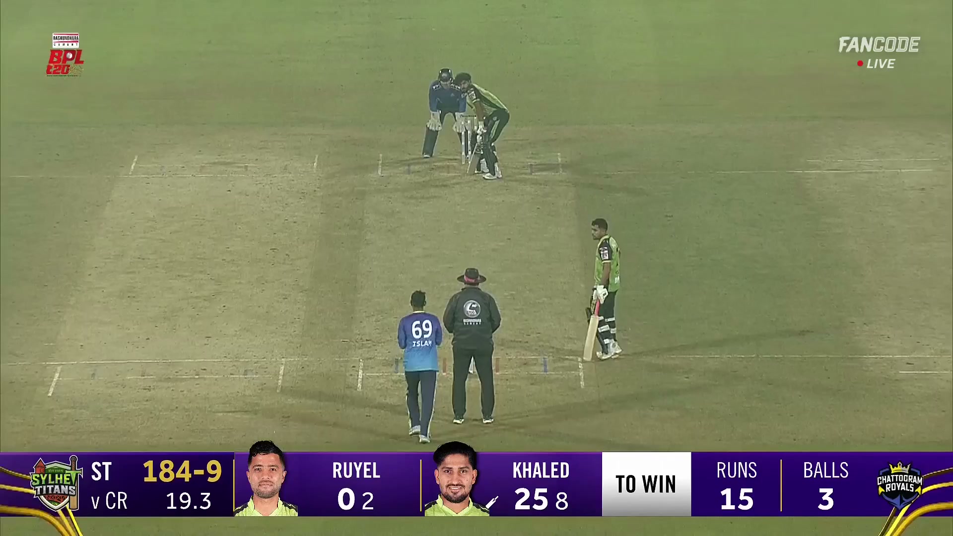 Wicket! Tanvir Islam Draws Last Blood And Steals The Victory For Chattogram Royals
