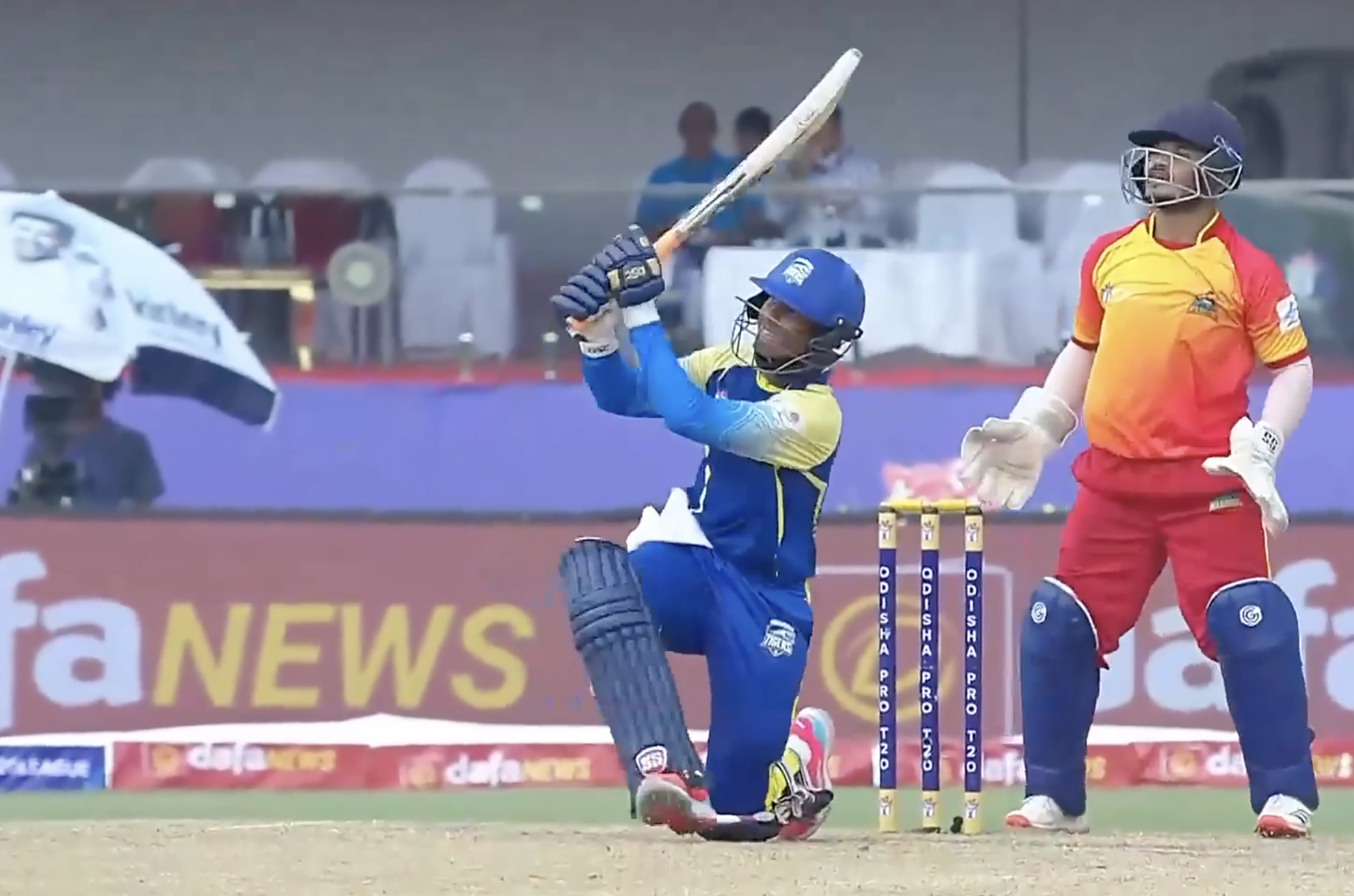 Wicket! Rama Behera Takes A Fine Catch At Square Leg, Swastik Samal Departs