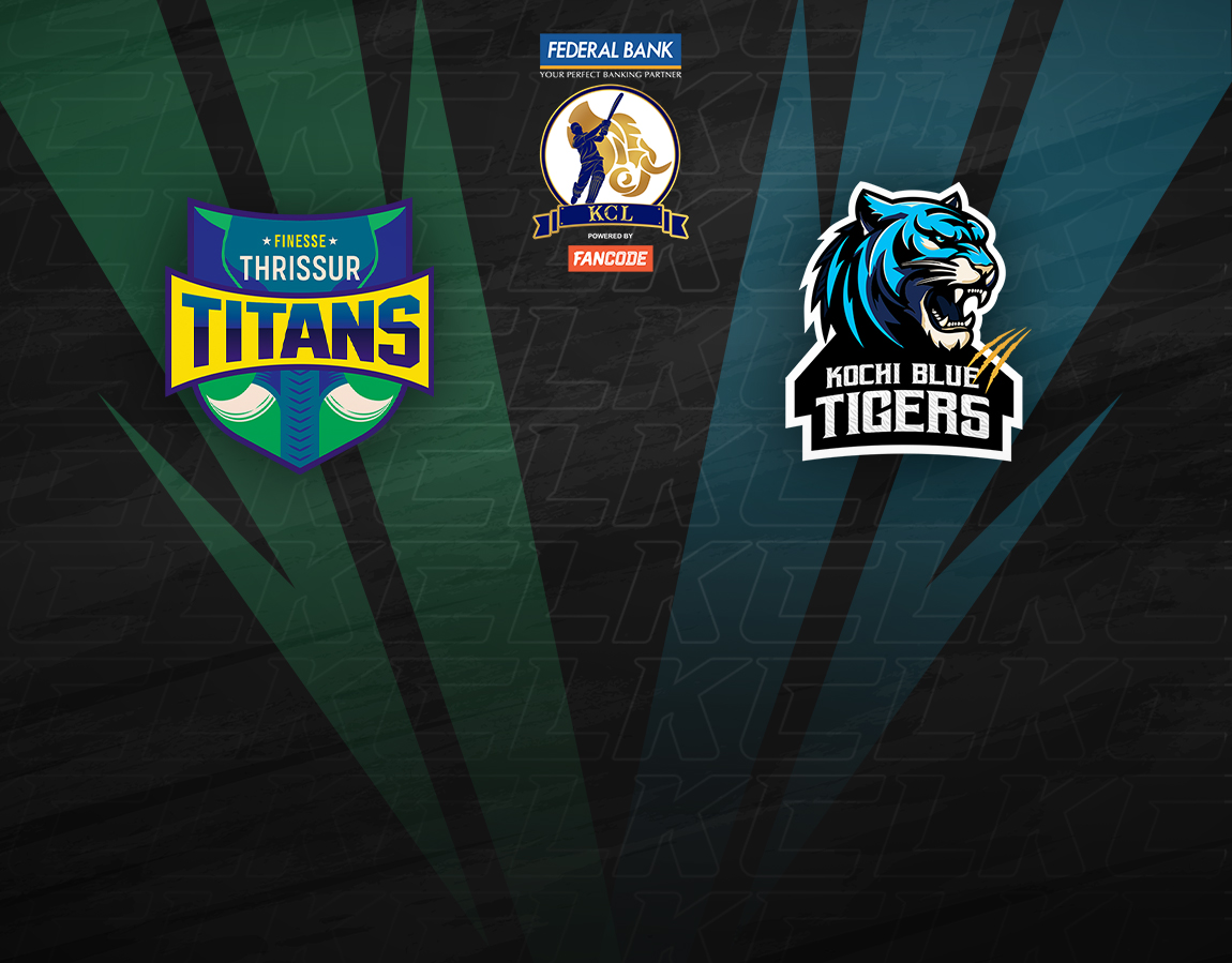 KBT vs TT: Thrissur Titans beat Kochi Blue Tigers by 7 wickets (VJD ...